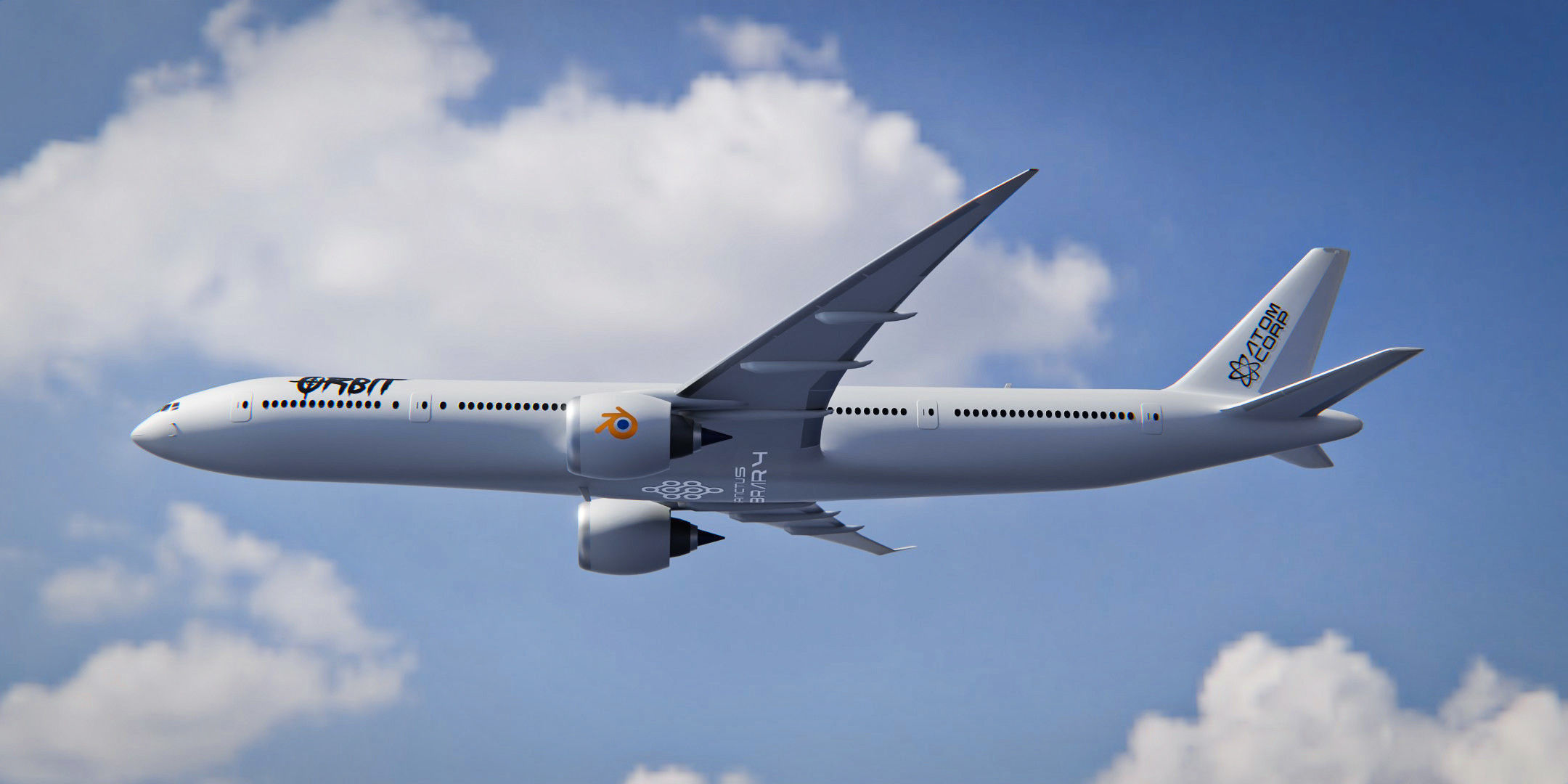 3D model Boeing 777 VR / AR / low-poly | CGTrader