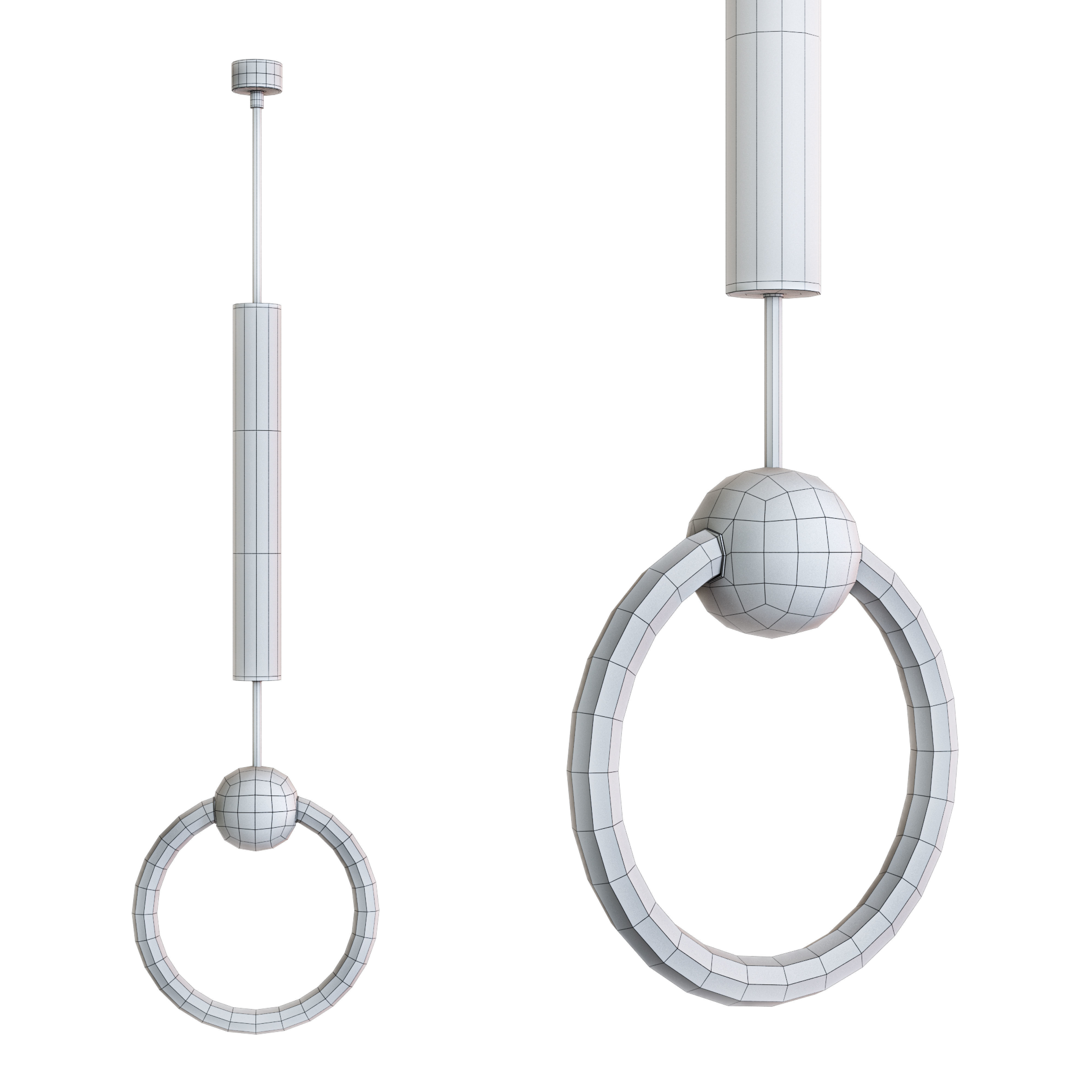 Simplicity Gold Ceiling Lights 3D model | CGTrader