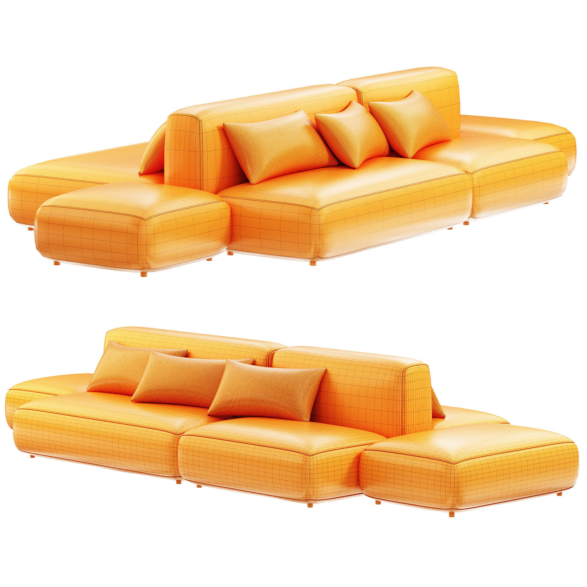 Modulniy divan Lema Cloud 3D model | CGTrader