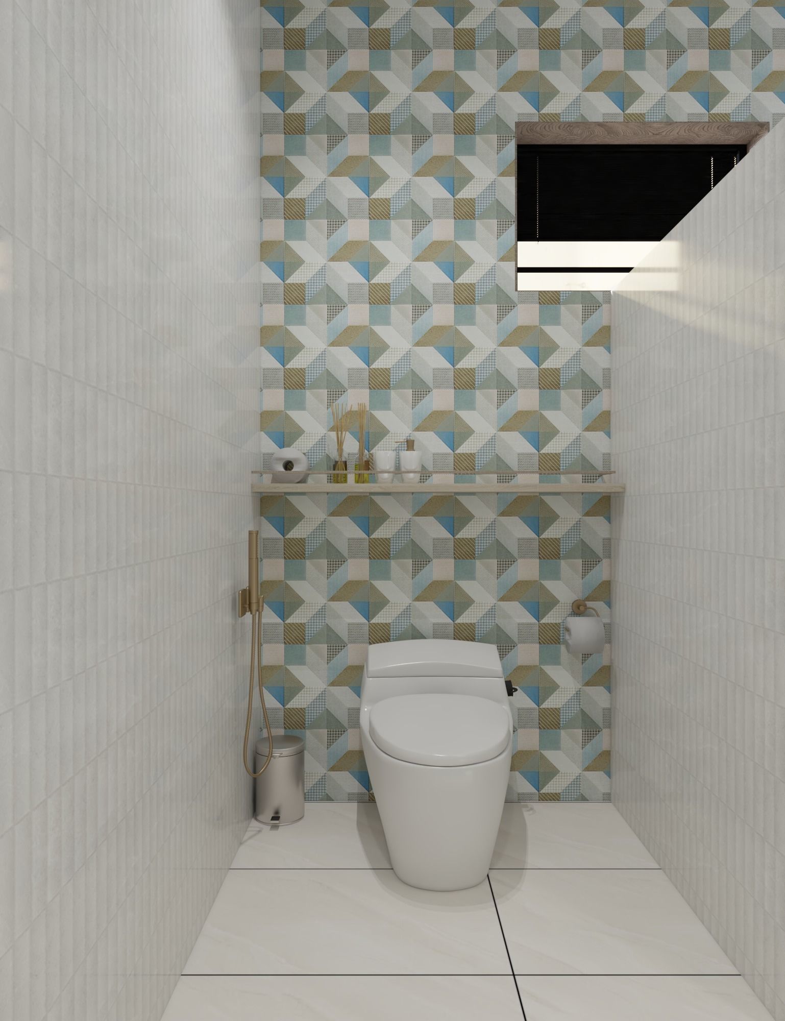 Modern Luxury Bathroom Design 3D model 3D model | CGTrader