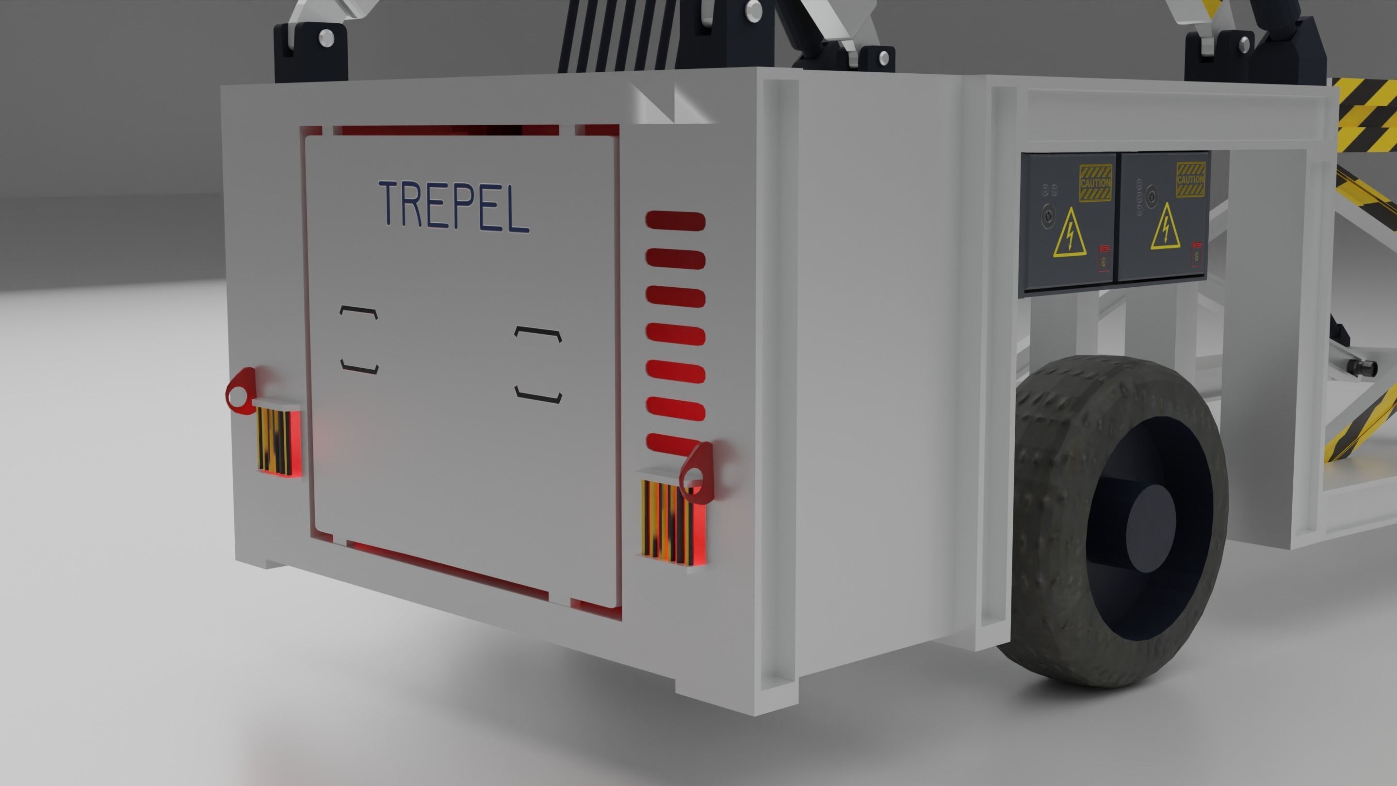 3D model Cargo Loader VR / AR / low-poly | CGTrader