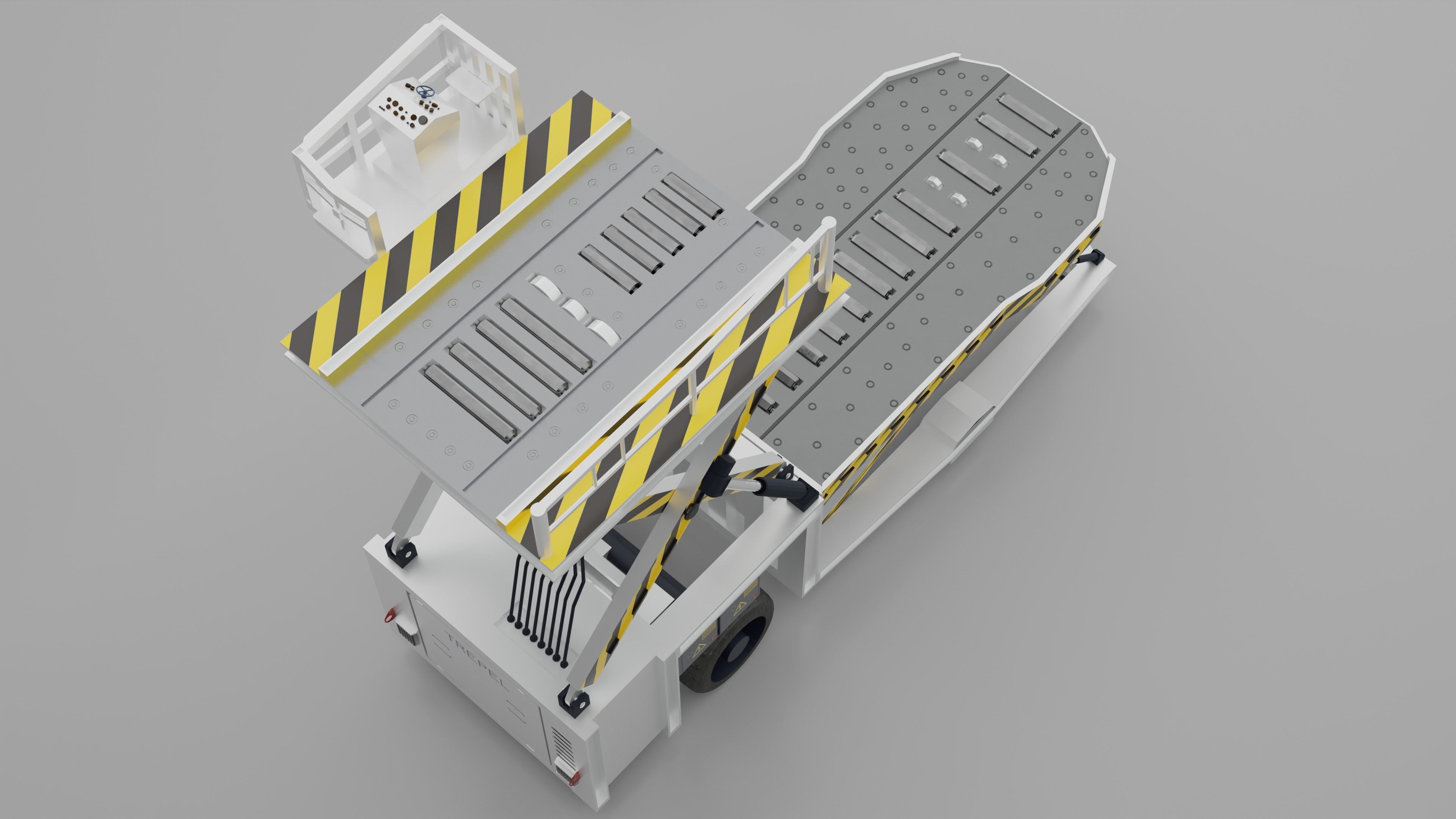 3D model Cargo Loader VR / AR / low-poly | CGTrader