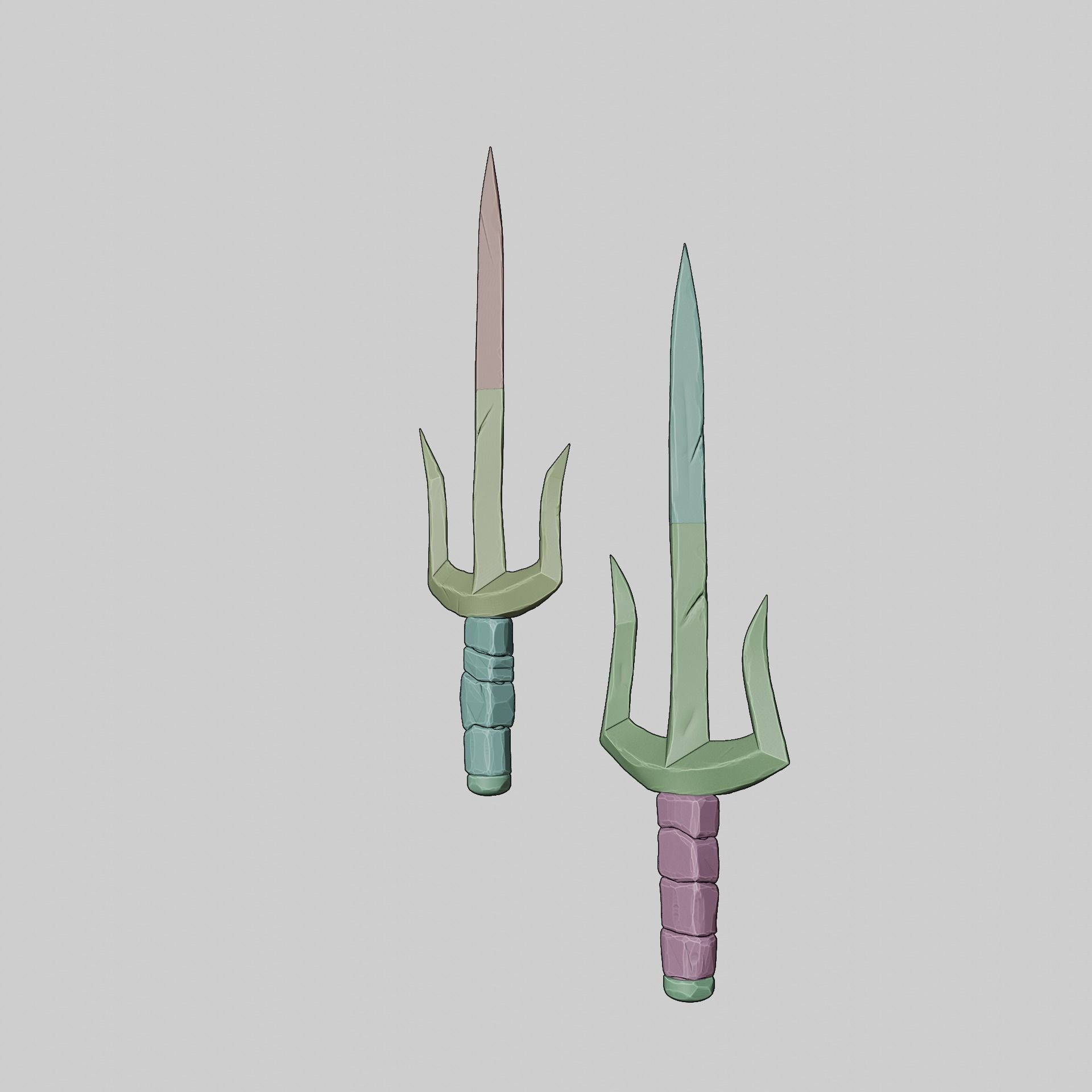 Raphael Twin Sai Teenage Mutant Ninja Turtles Total Mayhem 3D model 3D ...