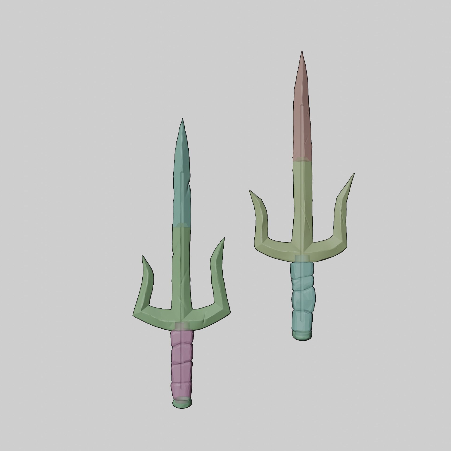 Raphael Twin Sai Teenage Mutant Ninja Turtles Total Mayhem 3D model 3D ...