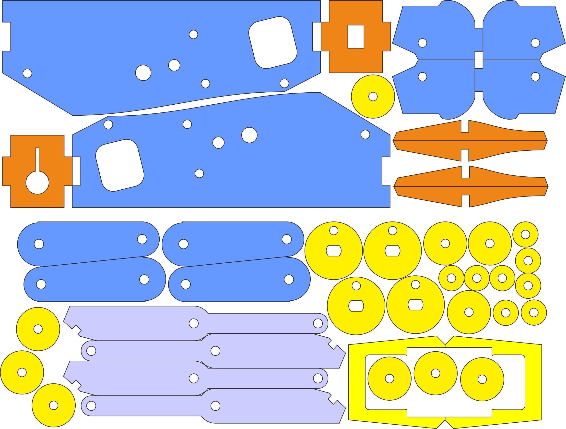 4legged beast 3D model 3D printable | CGTrader