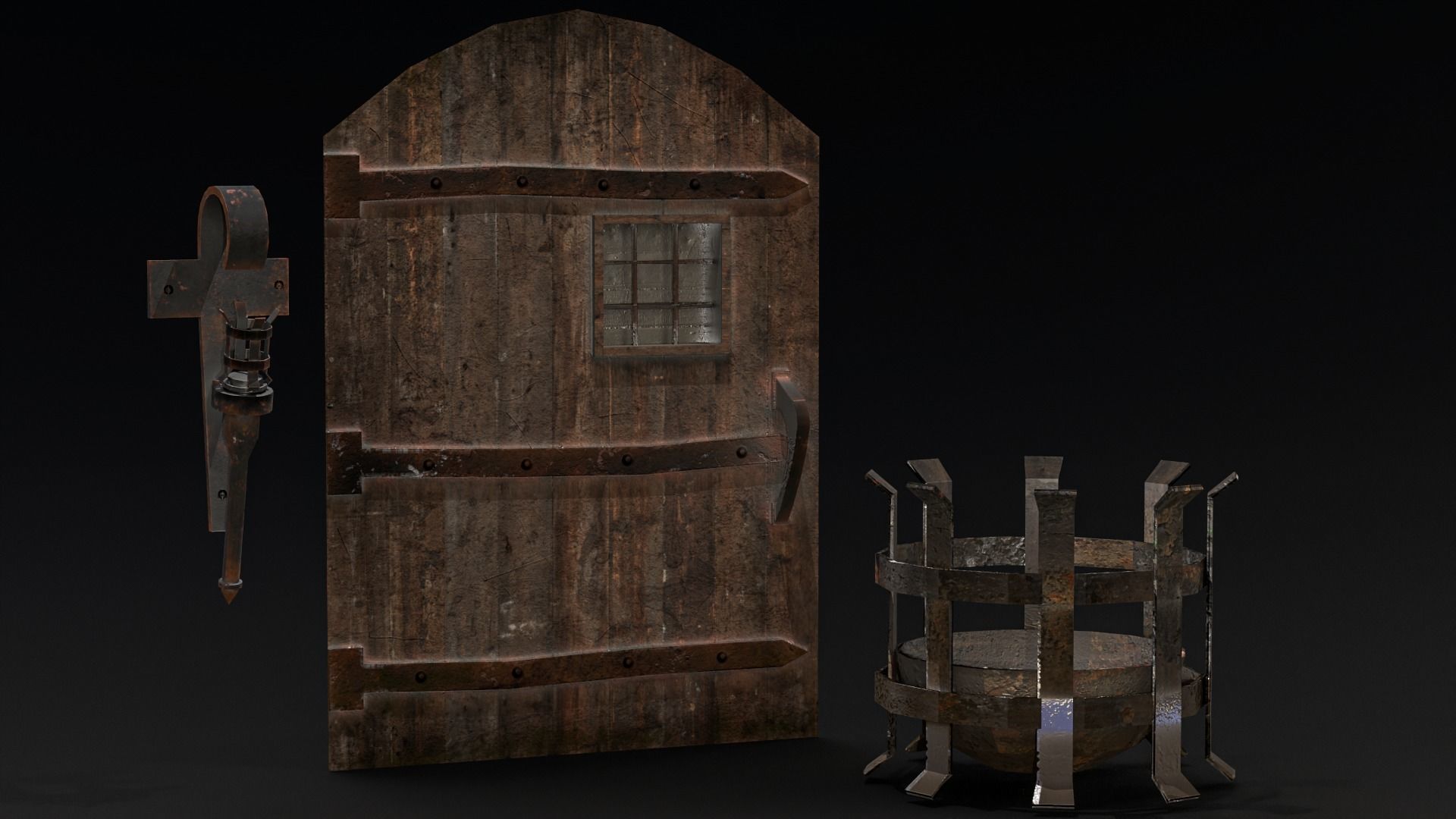 3D model Medieval Props Asset pack VR / AR / low-poly | CGTrader