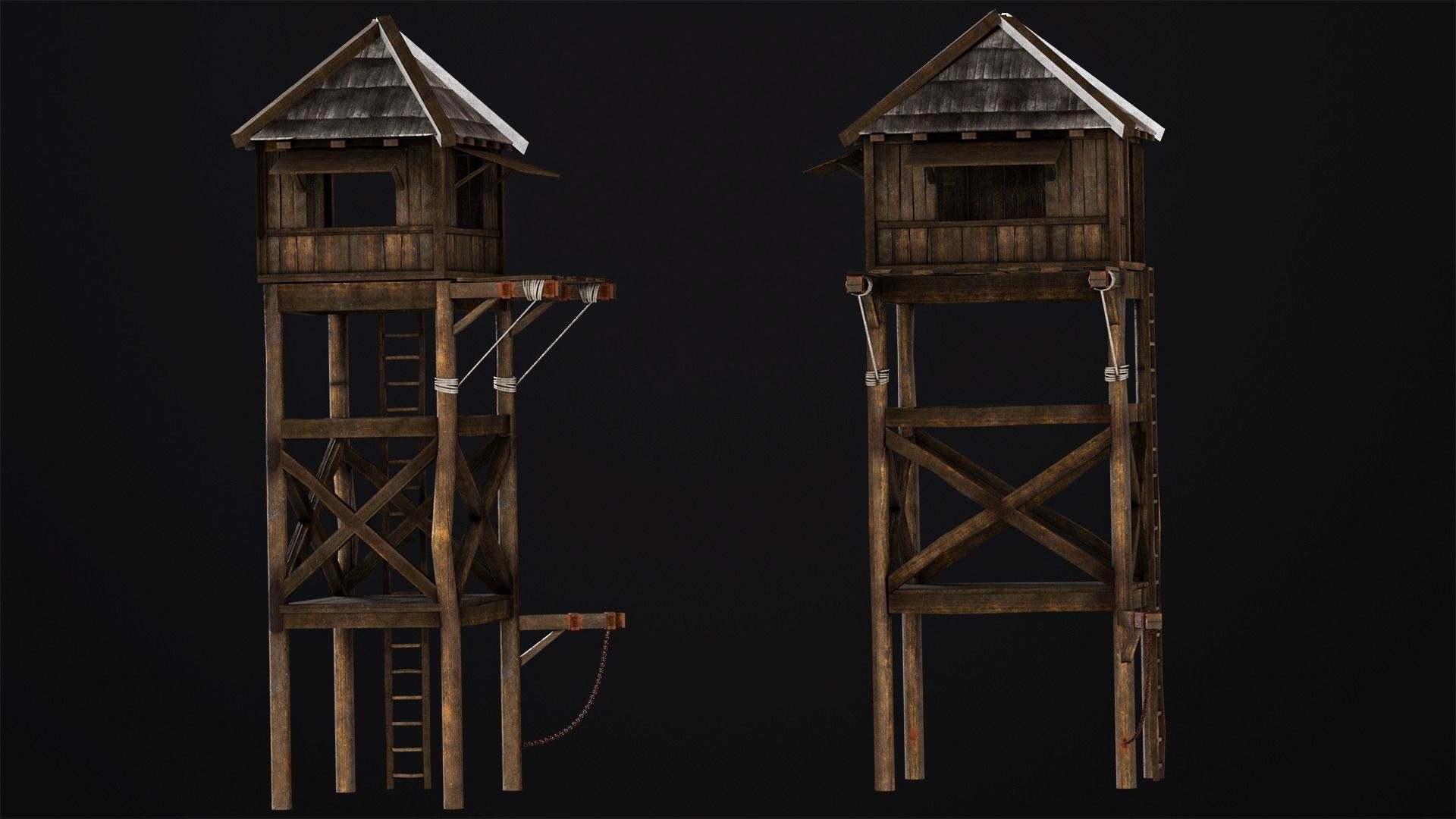 3D model Medieval Props Asset pack VR / AR / low-poly | CGTrader