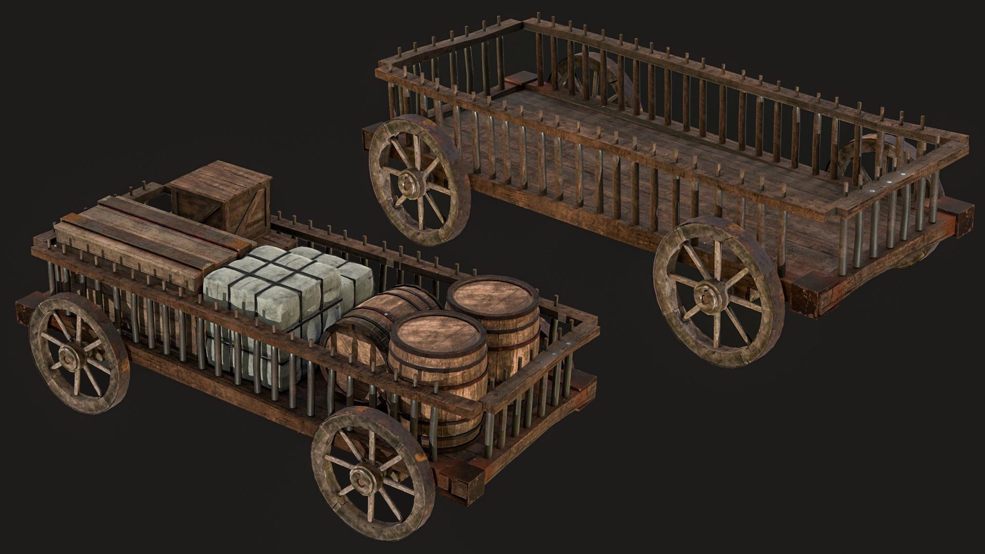 3D model Medieval Props Asset pack VR / AR / low-poly | CGTrader