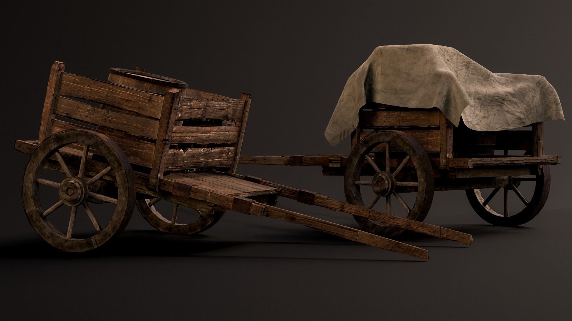 3D model Medieval Props Asset pack VR / AR / low-poly | CGTrader