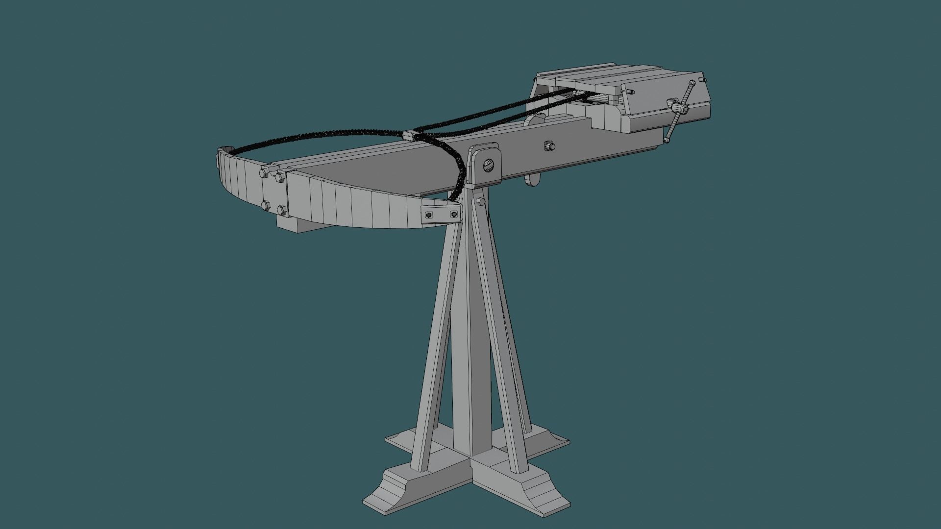 Old ballista free 3D model | CGTrader