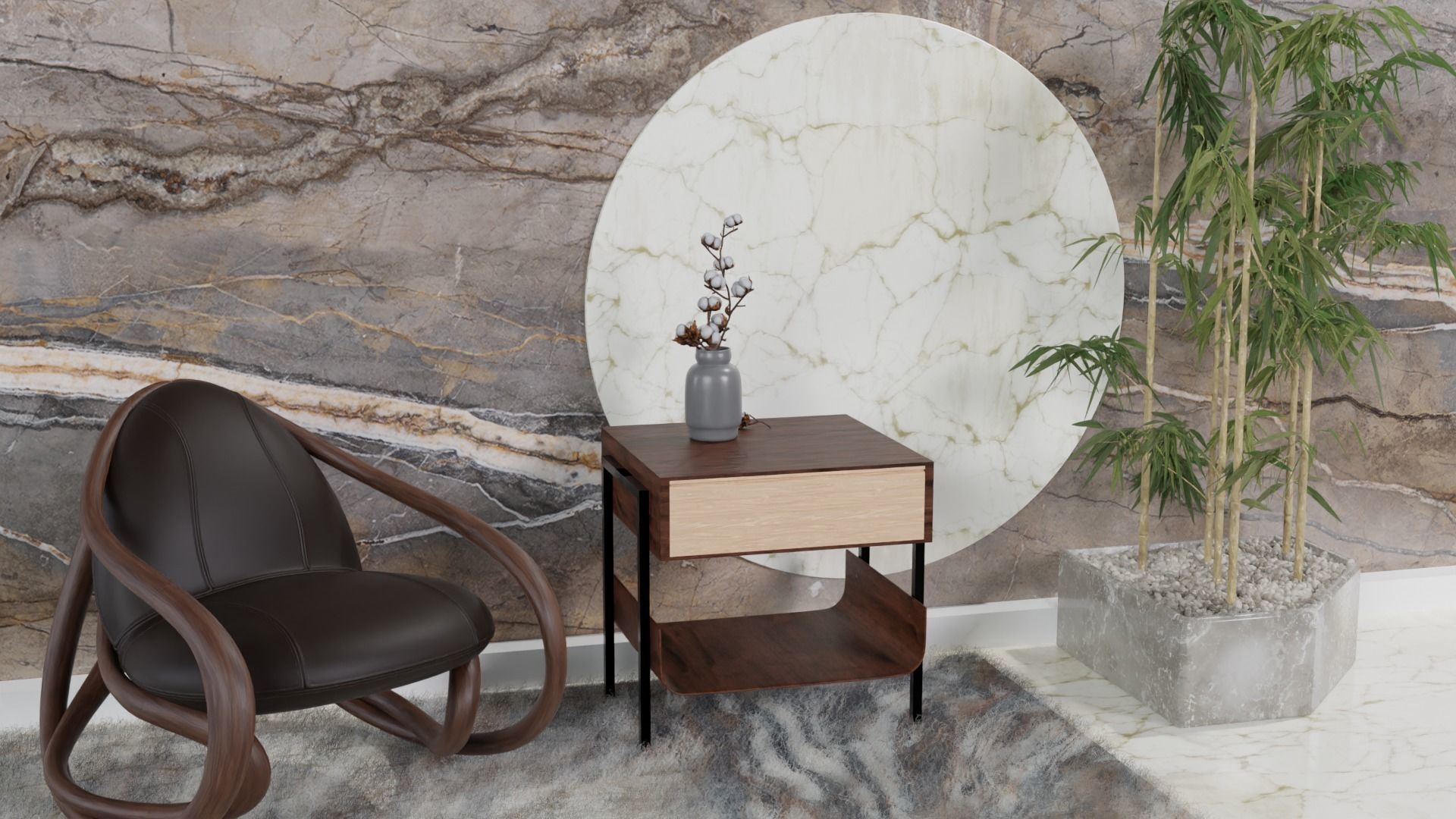 3D model Modern Table Aesthetic VR / AR / low-poly | CGTrader
