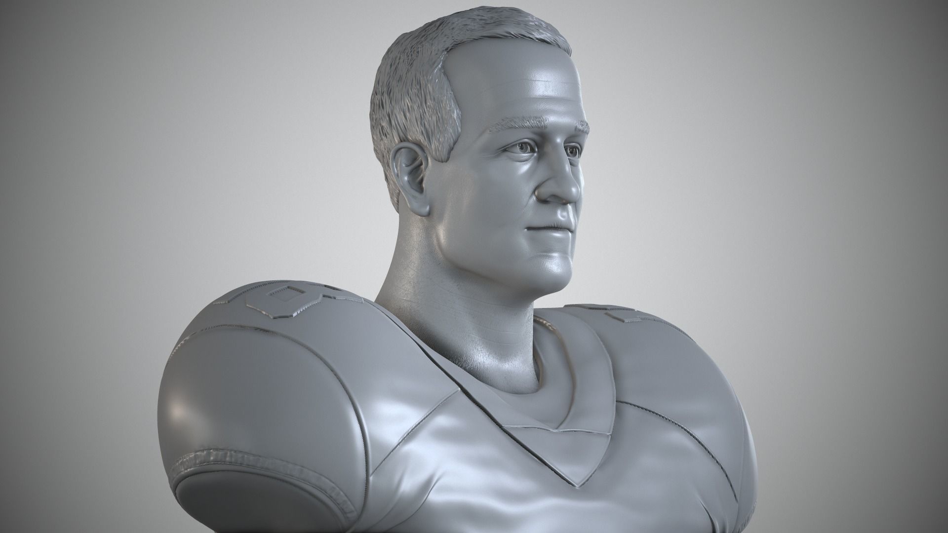 Peyton Manning 3D model 3D printable | CGTrader