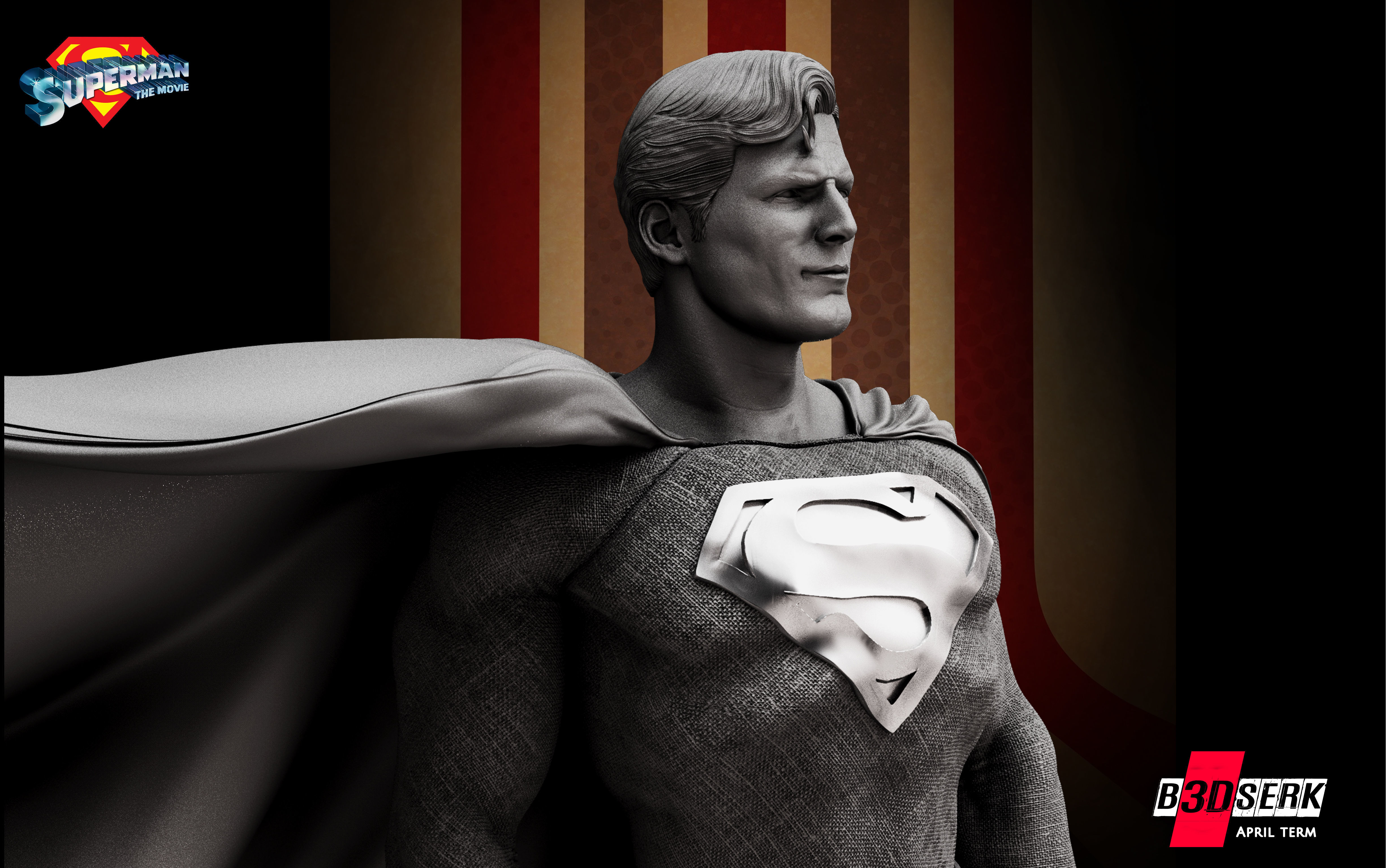 Superma 1978 Sculpture ready for printing free 3D model 3D printable ...