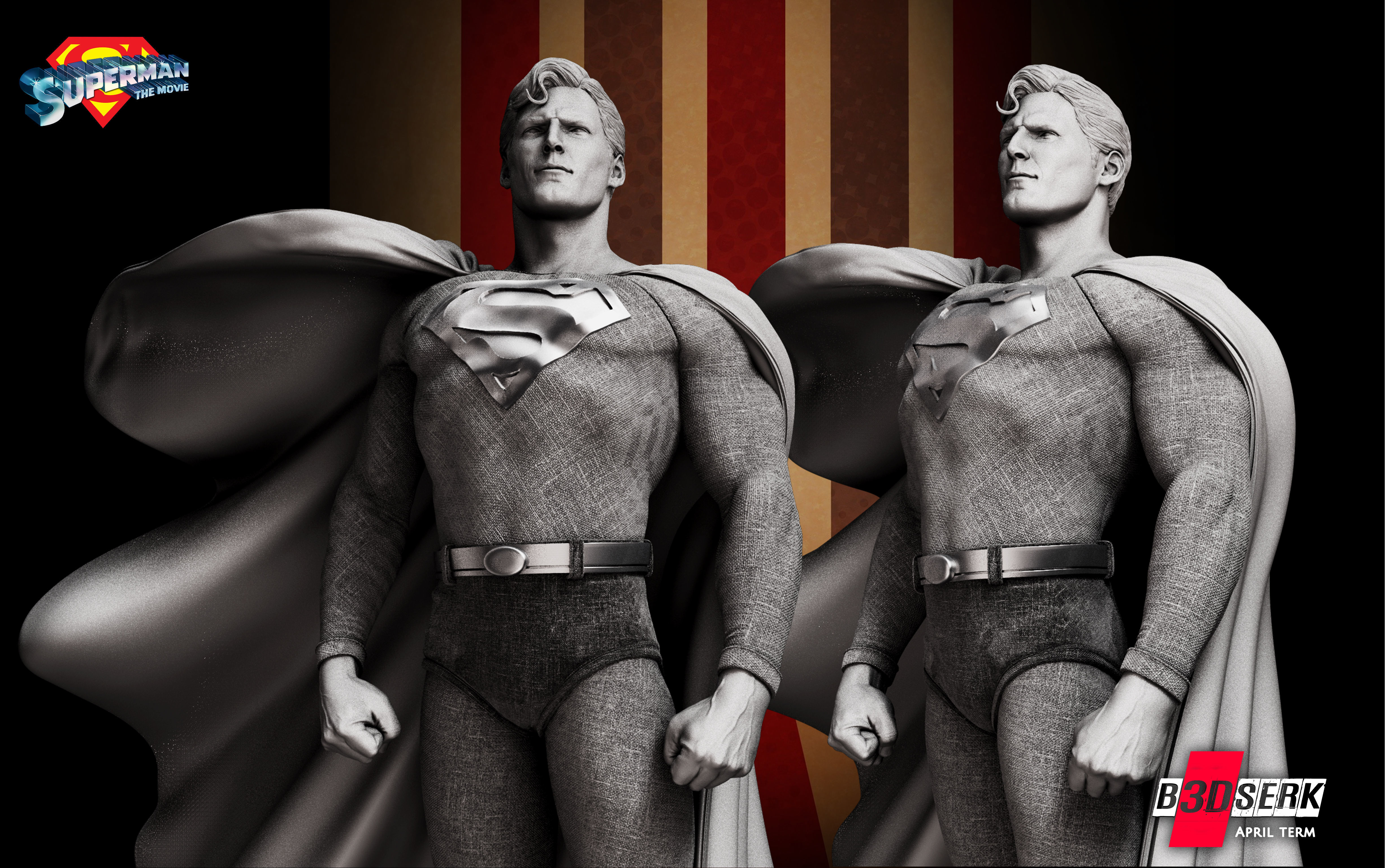 Superma 1978 Sculpture ready for printing free 3D model 3D printable ...