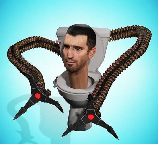 Skibidi Toilet Octopus 3D model | CGTrader
