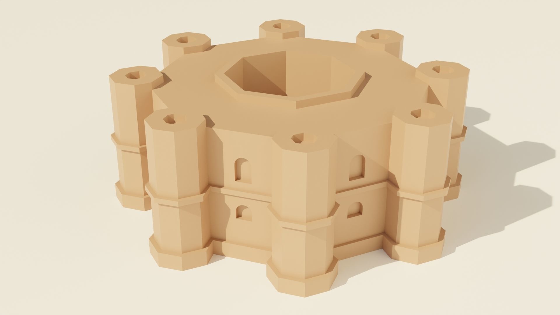 Castel del Monte 3D model 3D printable | CGTrader