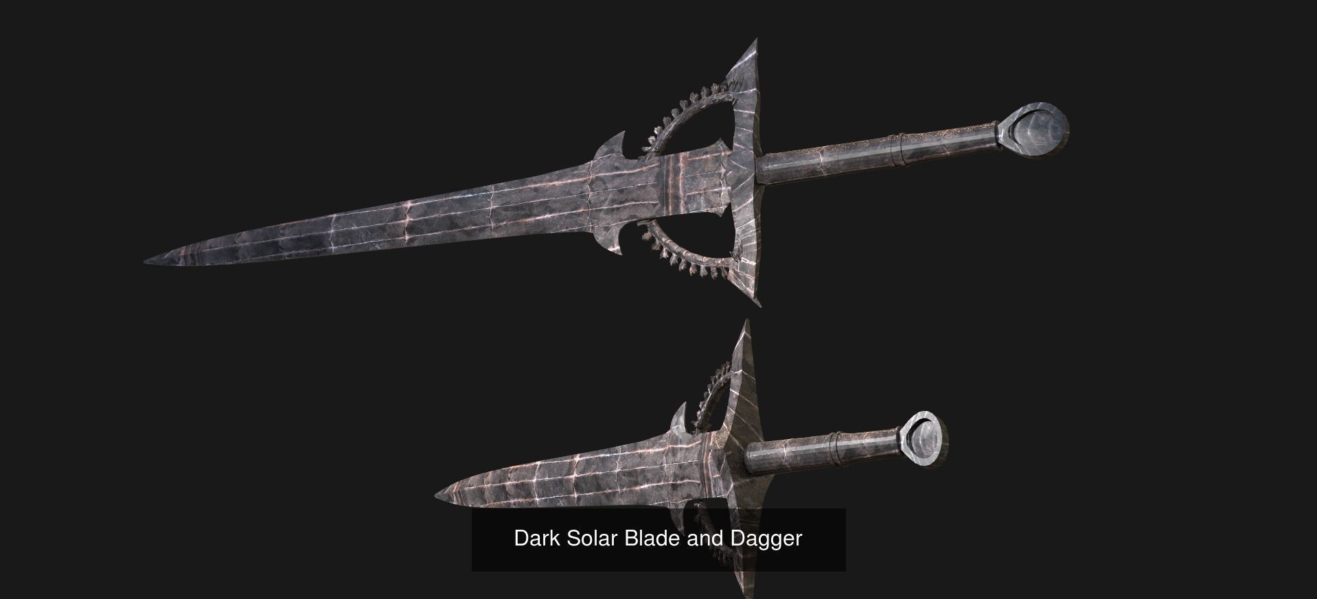 Fantasy Dagger sculpture collection | CGTrader