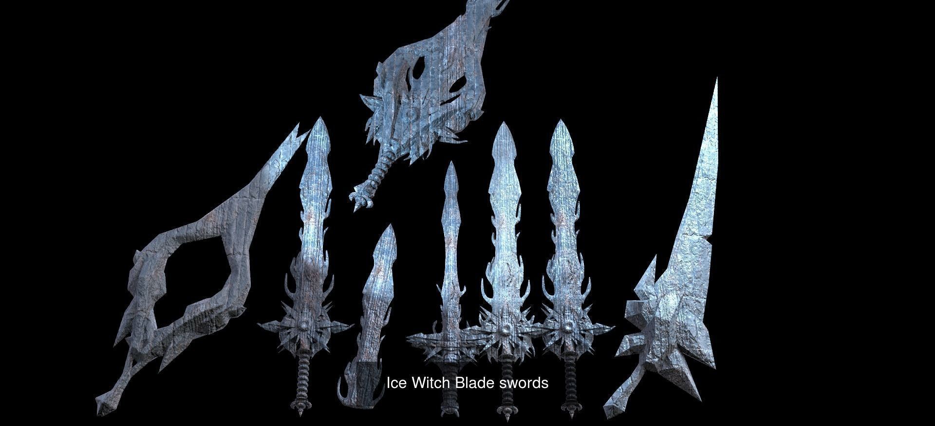 Fantasy Dagger sculpture collection | CGTrader