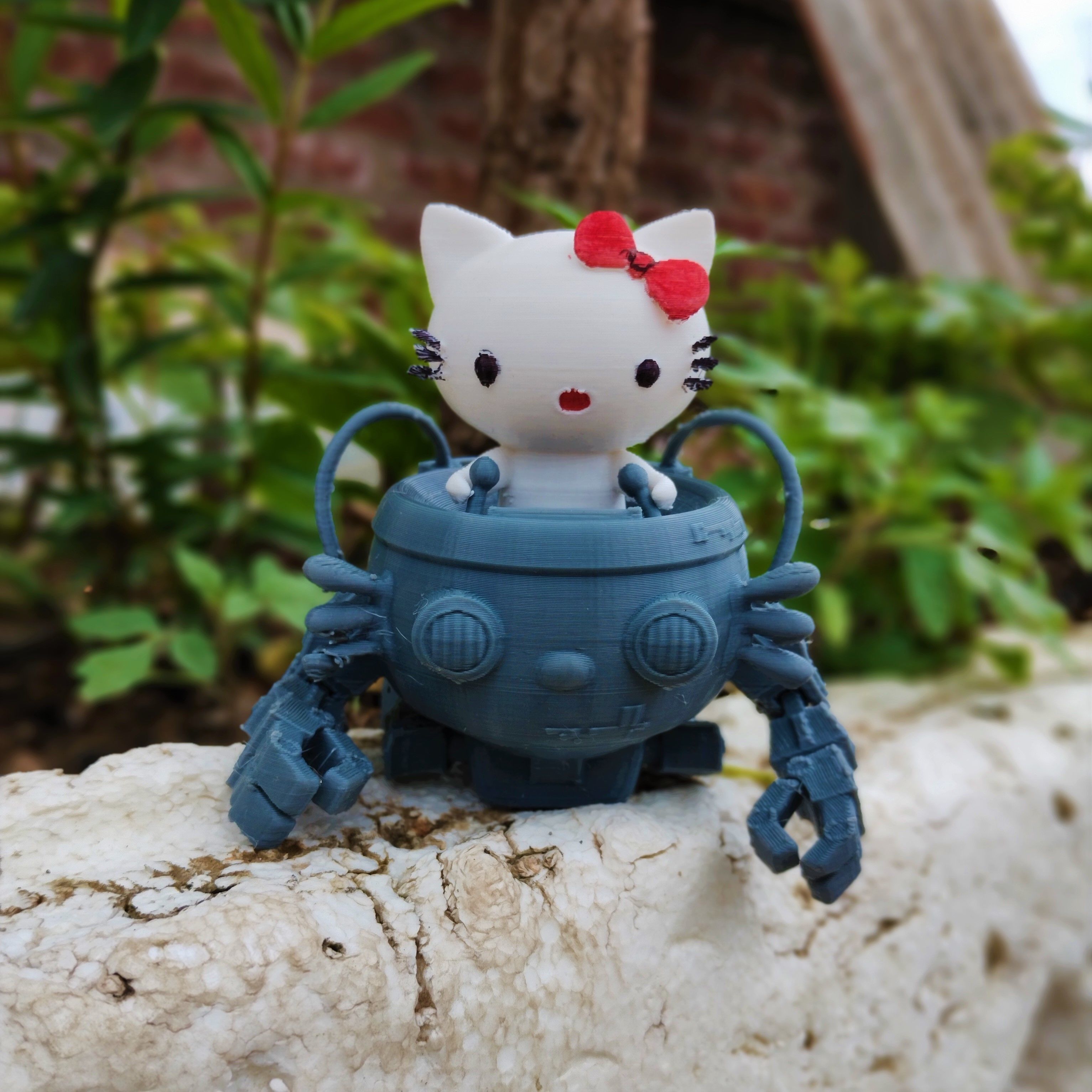 Hello Kitty Robot 3D model 3D printable | CGTrader