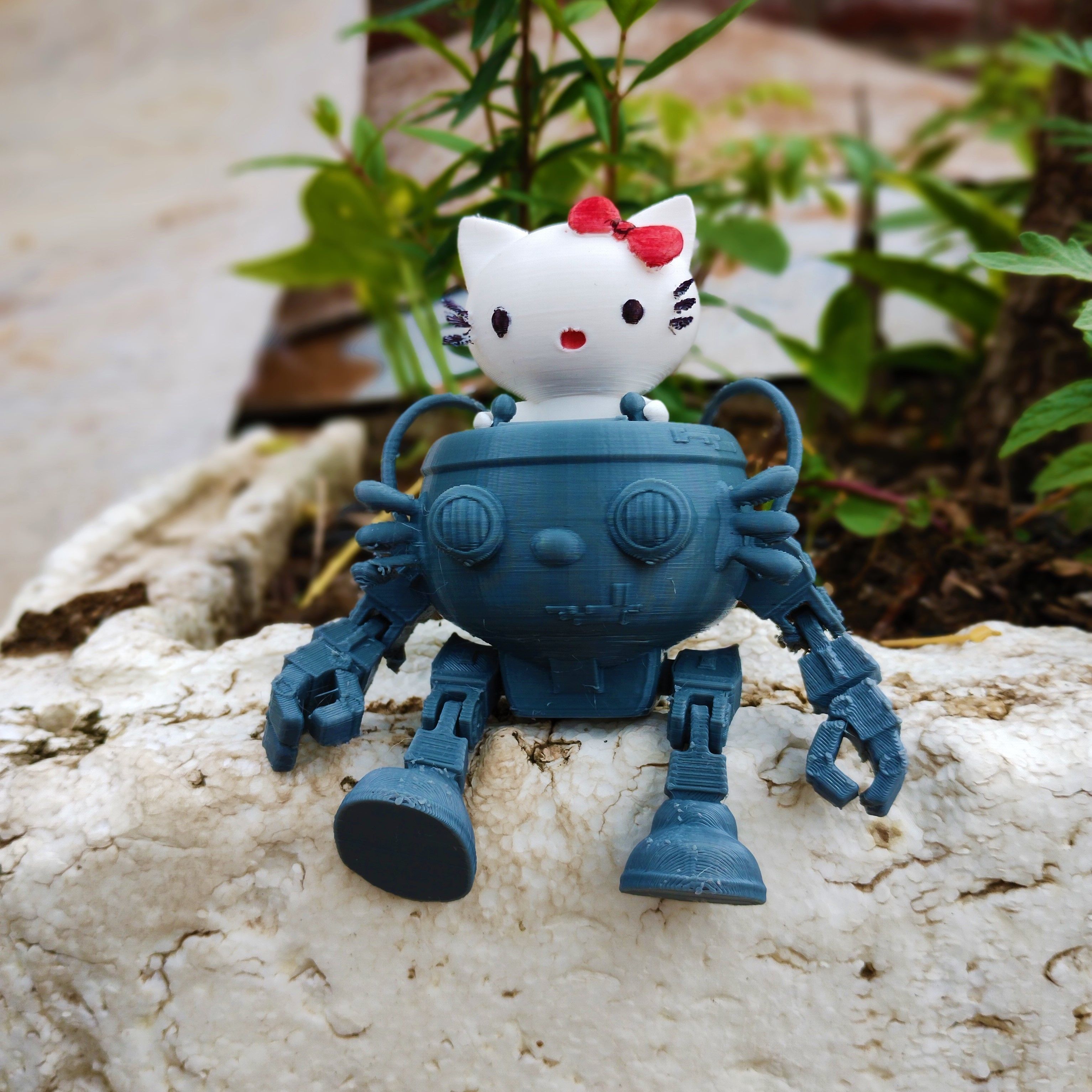 Hello Kitty Robot 3D model 3D printable | CGTrader