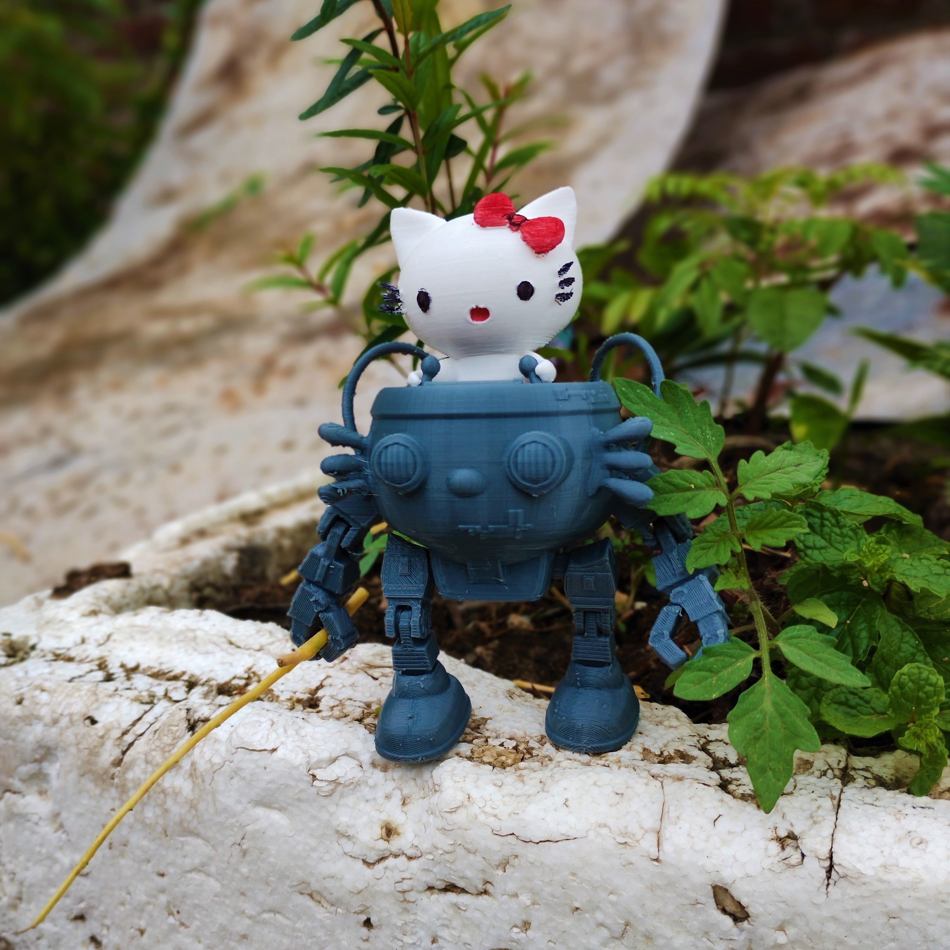 Hello Kitty Robot 3D model 3D printable | CGTrader