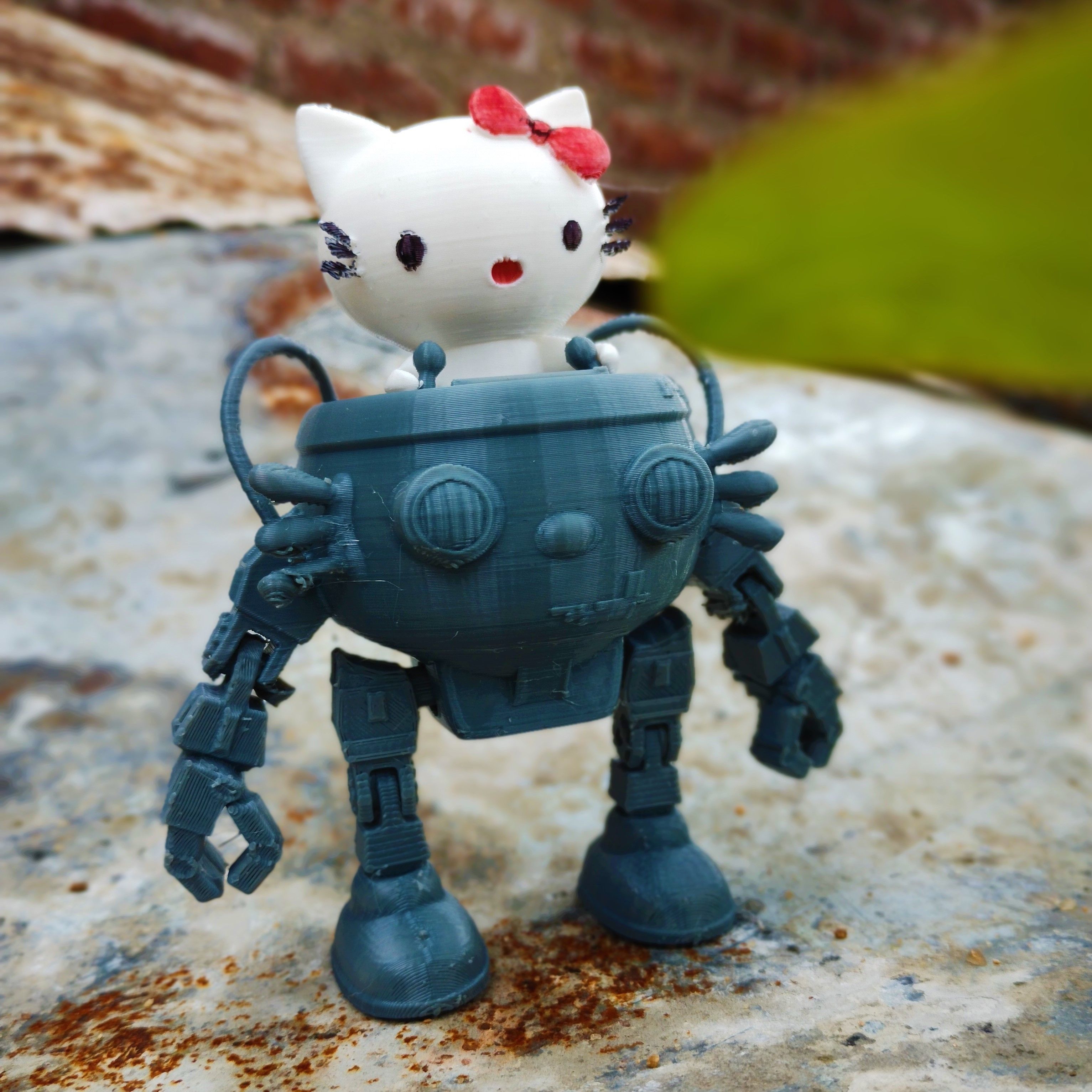 Hello Kitty Robot 3D model 3D printable | CGTrader
