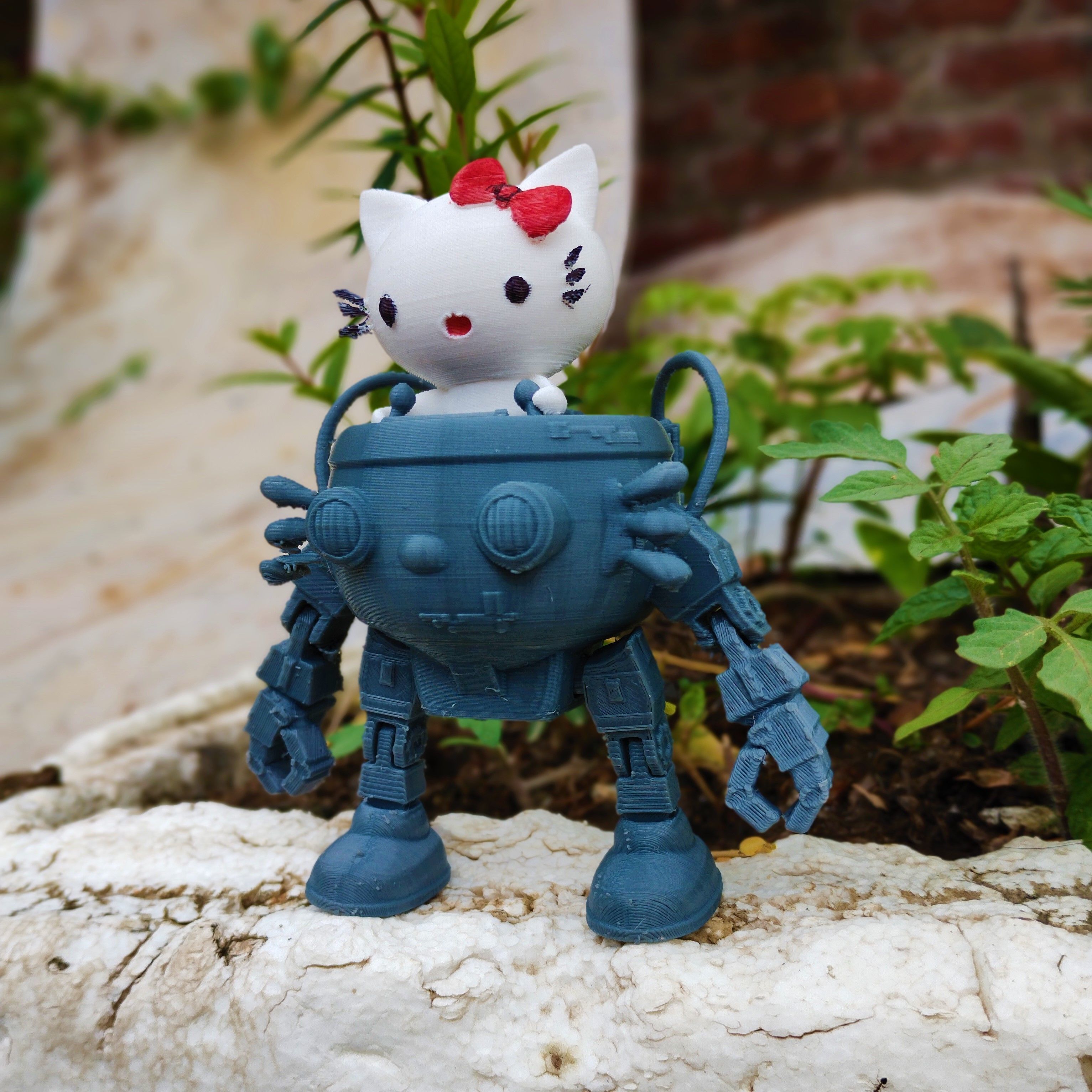 Hello Kitty Robot 3D model 3D printable | CGTrader
