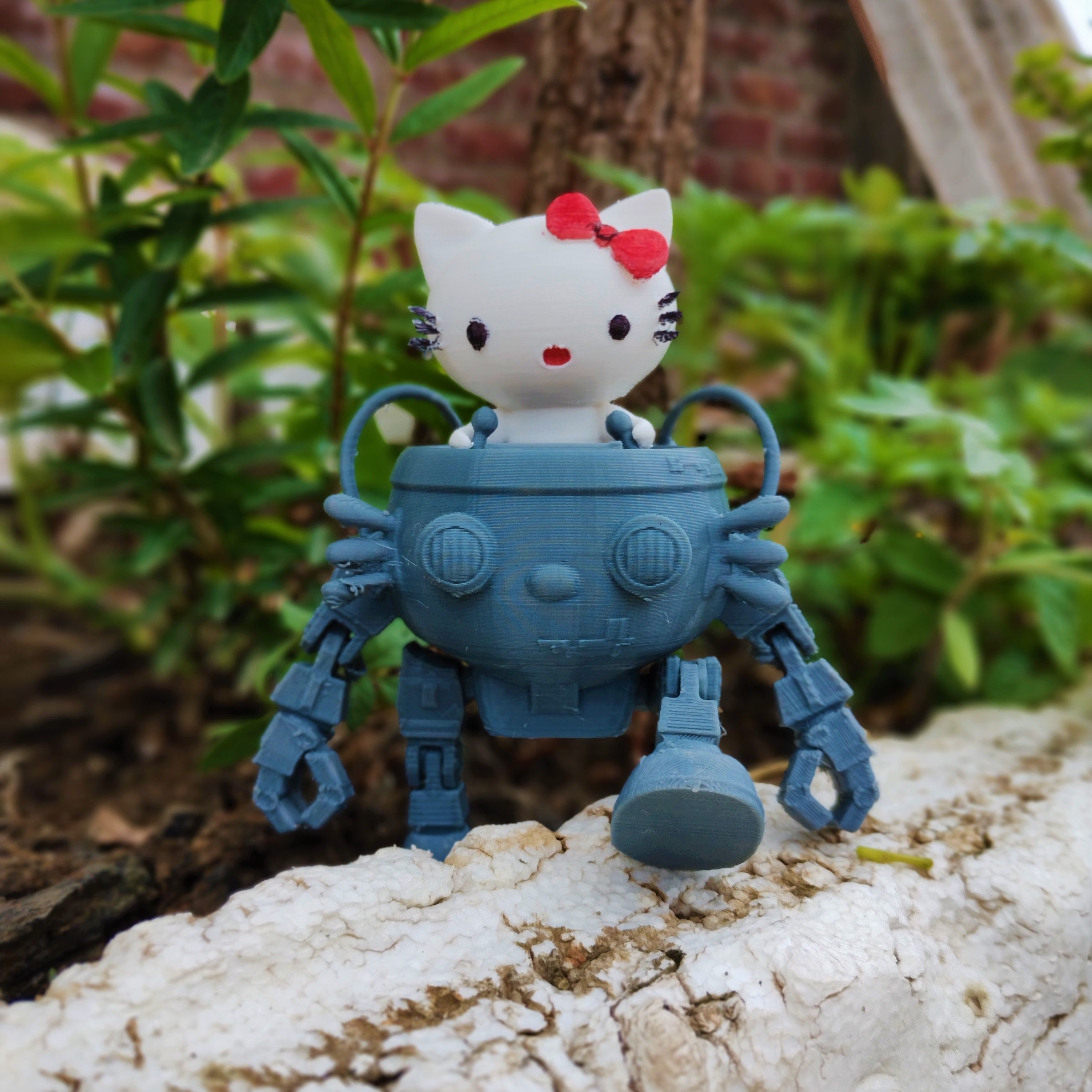 Hello Kitty Robot 3D model 3D printable | CGTrader