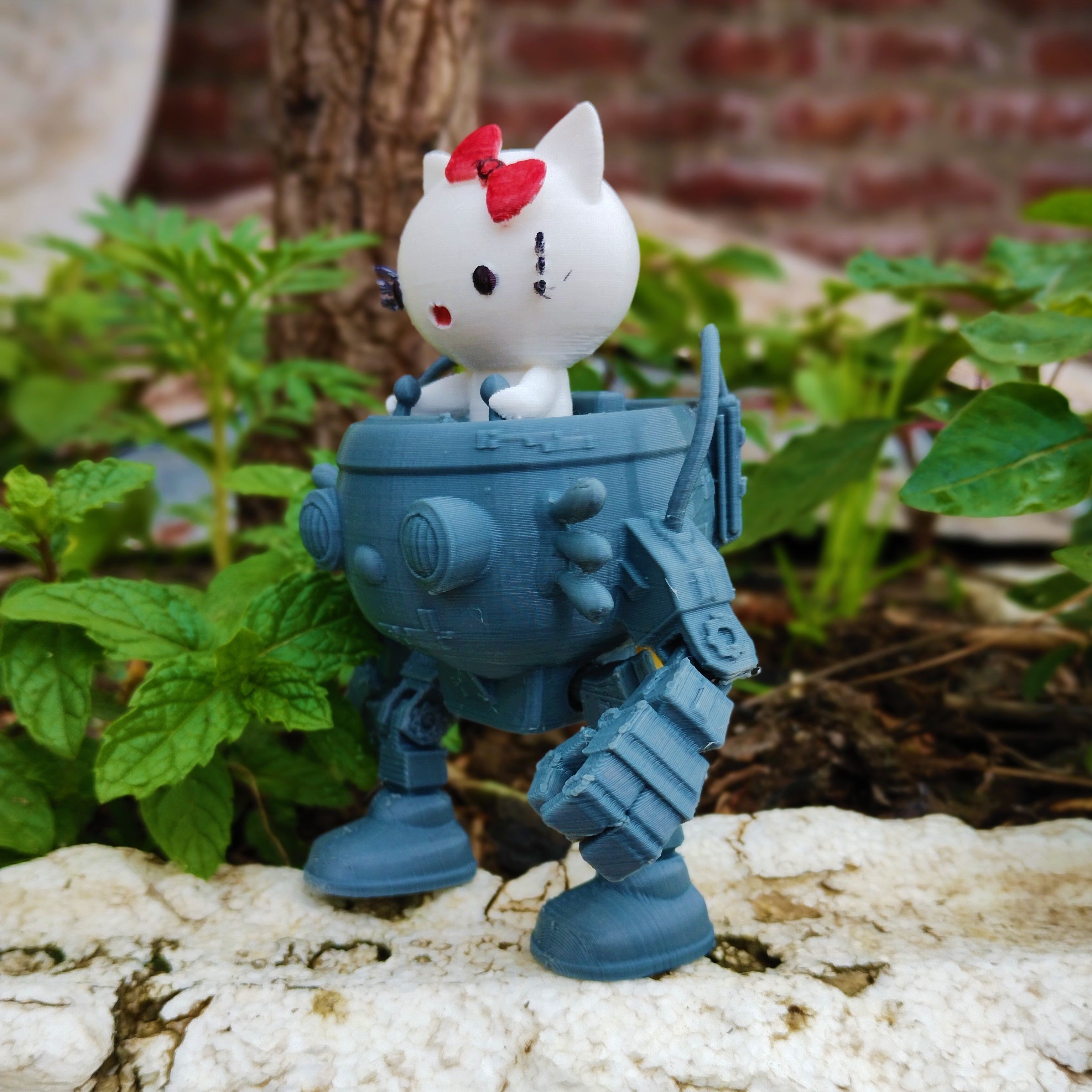 Hello Kitty Robot 3D model 3D printable | CGTrader