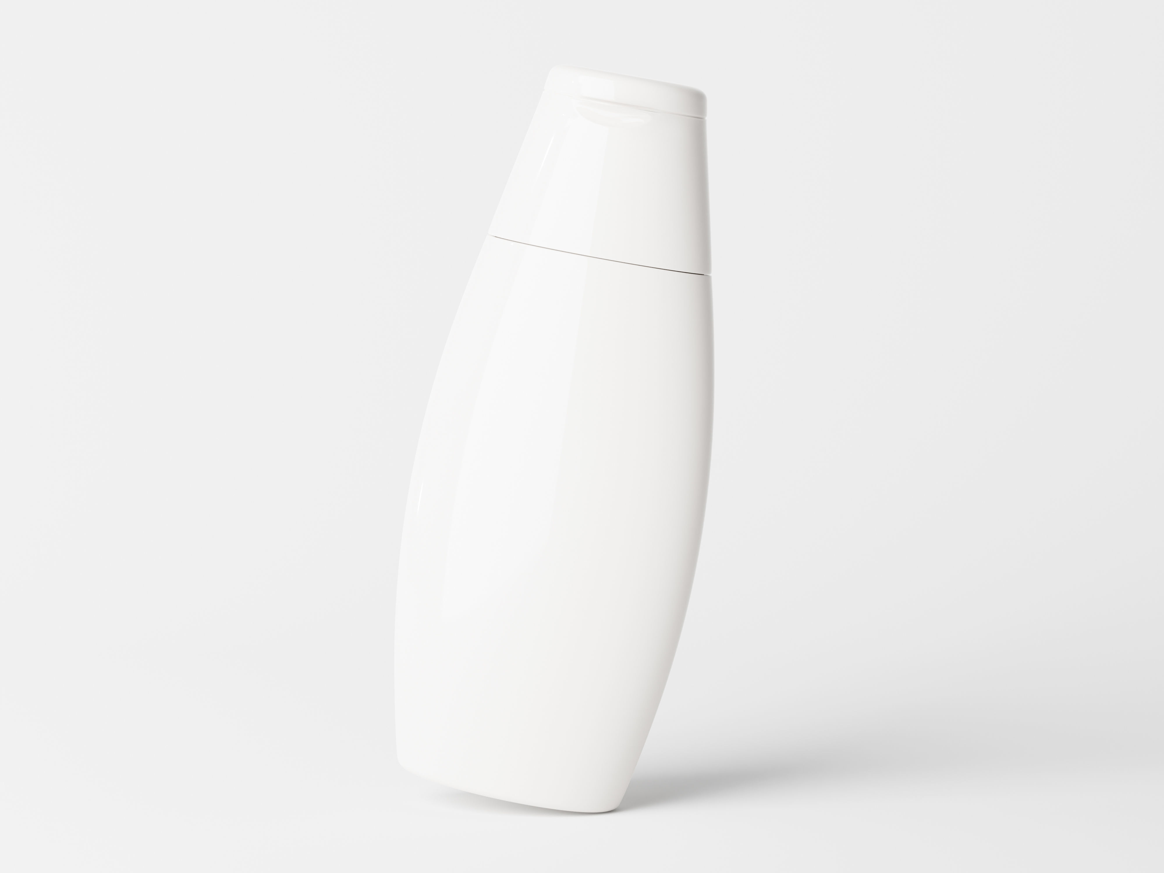 3D model Shampoo or Conditioner Bottle with Liquid Splash VR / AR / low ...