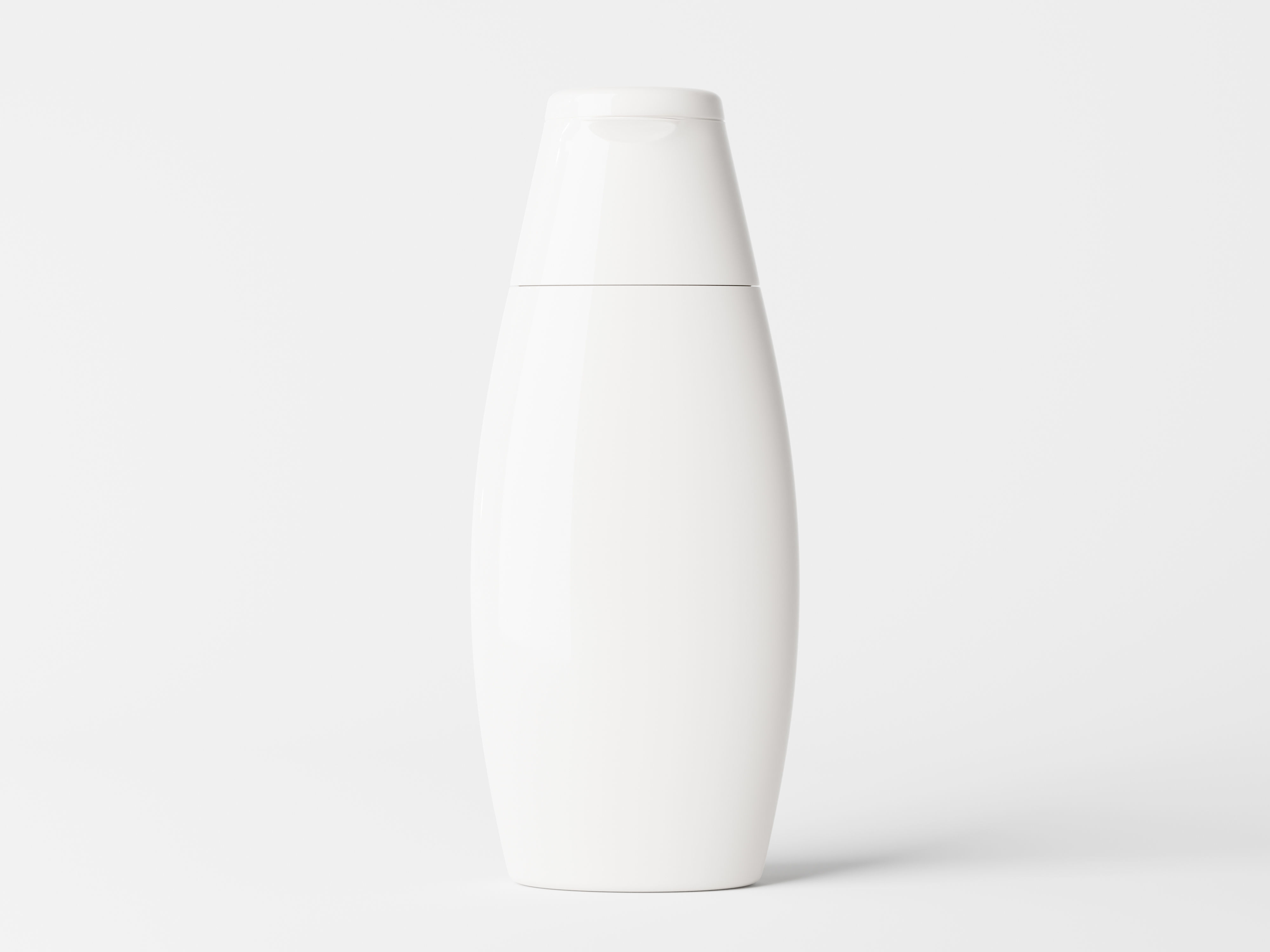 3D model Shampoo or Conditioner Bottle with Liquid Splash VR / AR / low ...