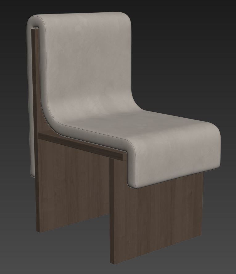 Melt Accent Chair By Bower Studios 3D model | CGTrader