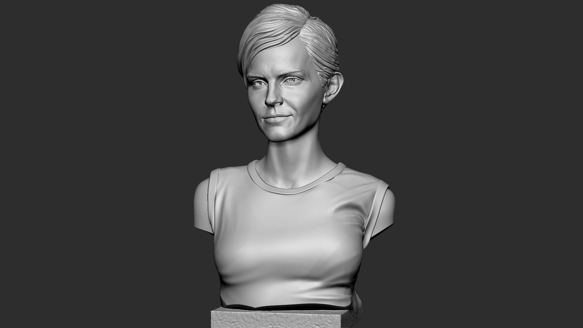 Emma Watson 3D model 3D printable | CGTrader