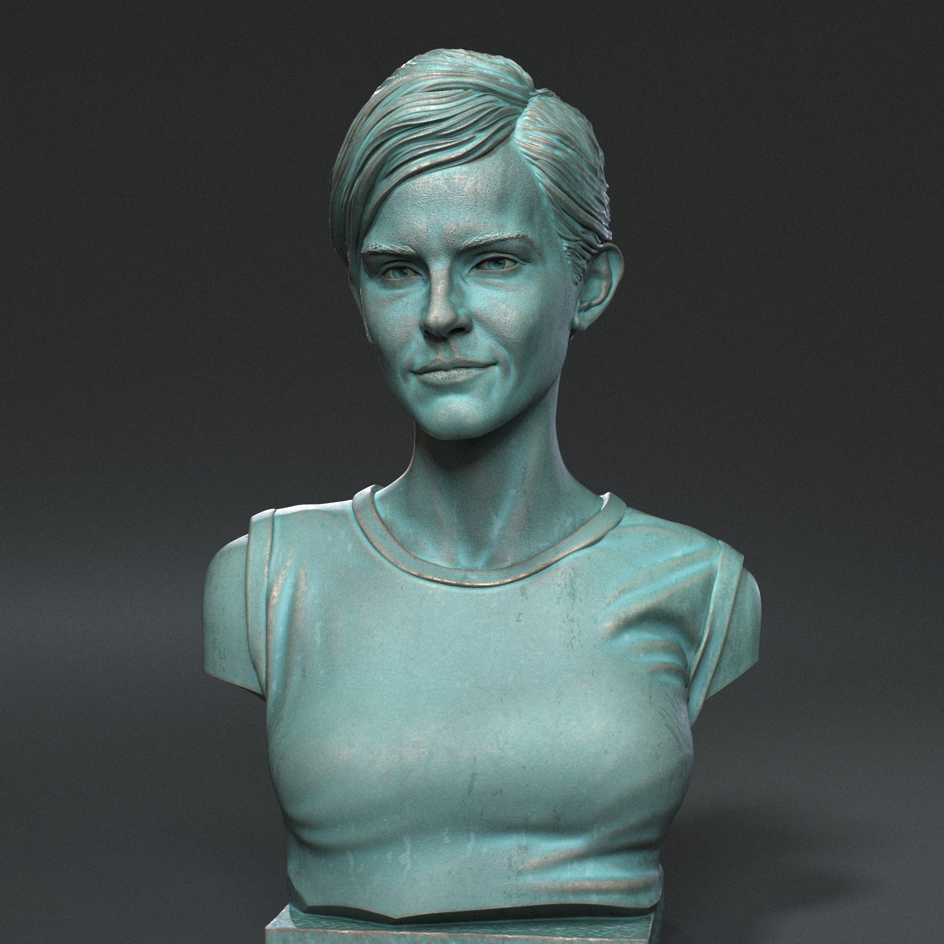 Emma Watson 3D model 3D printable | CGTrader