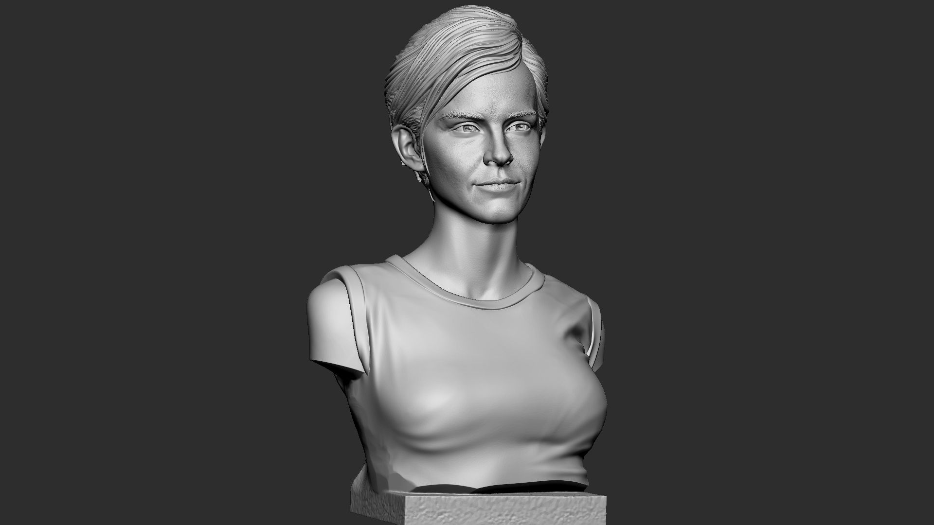 Emma Watson 3D model 3D printable | CGTrader
