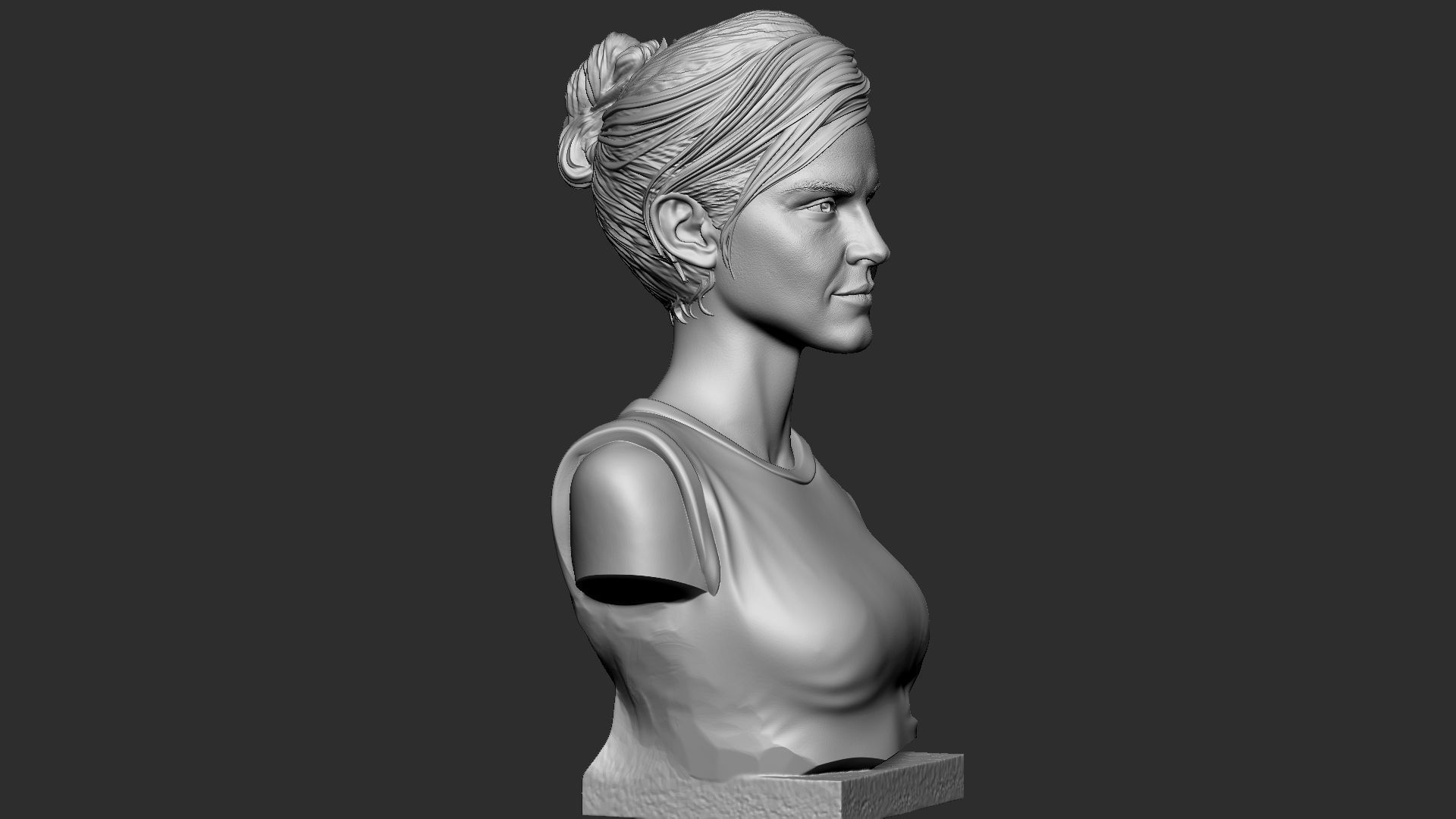 Emma Watson 3D model 3D printable | CGTrader