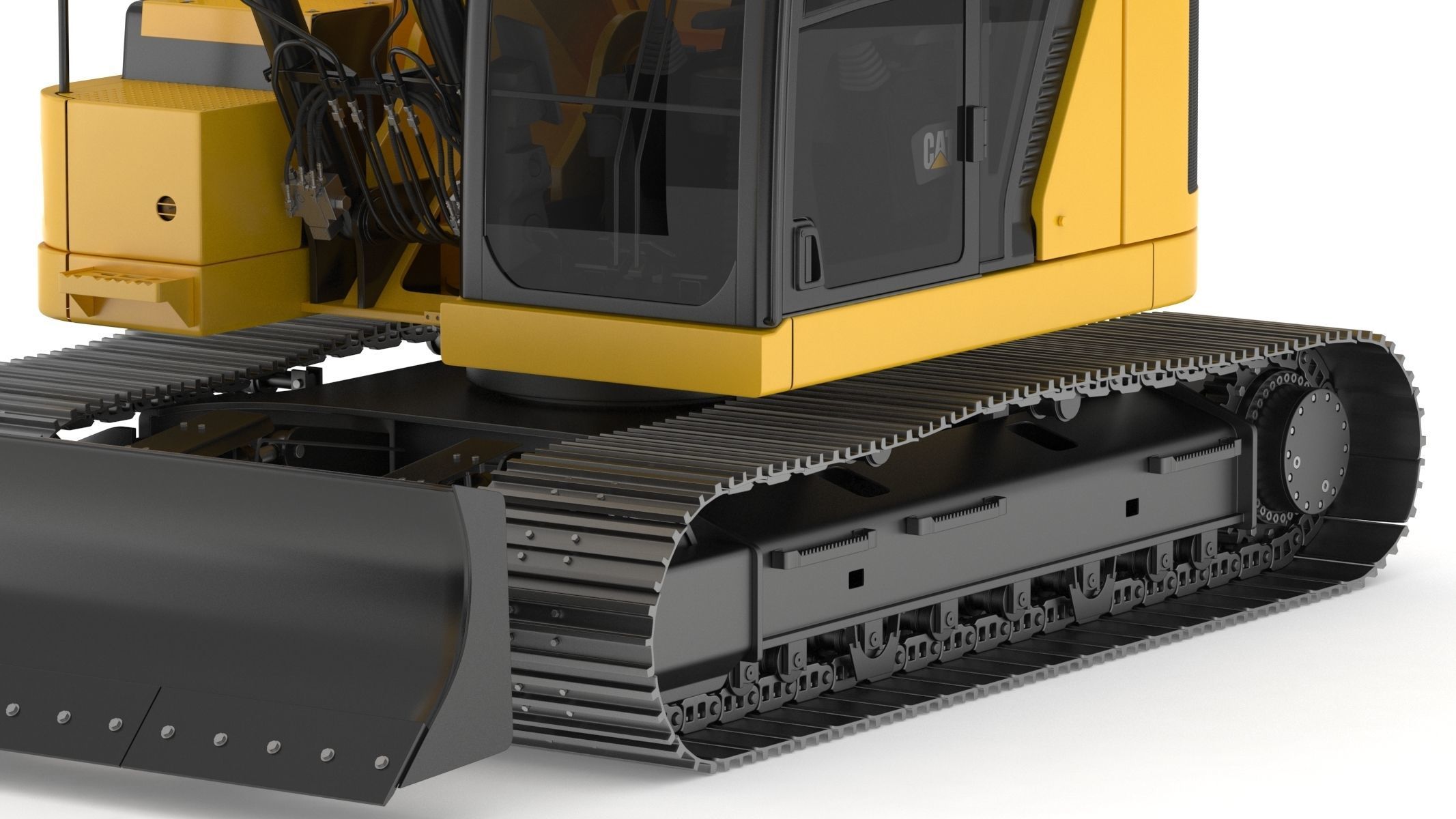 CAT 315 Triple Arm 3D model | CGTrader