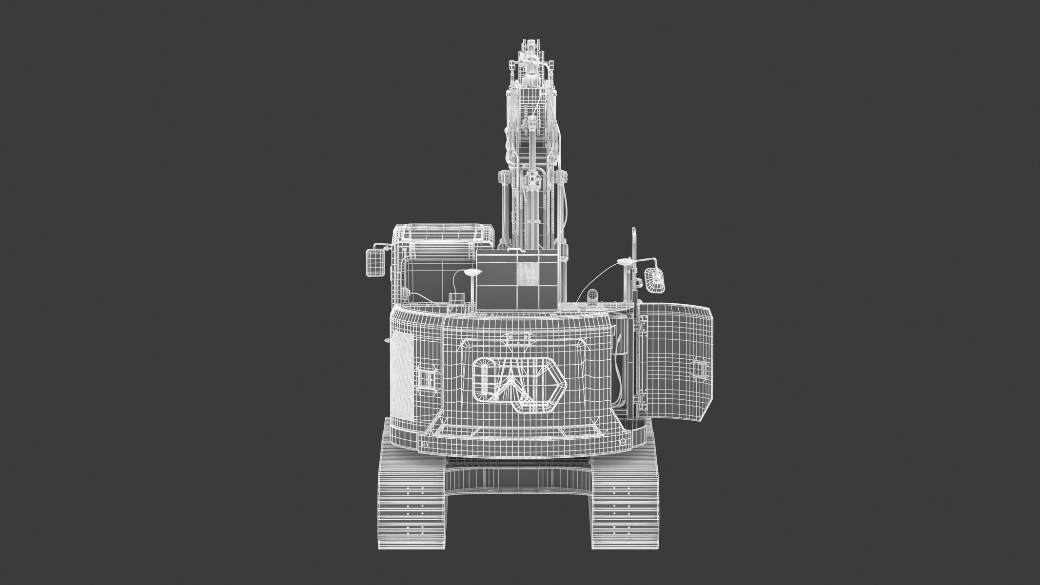 CAT 315 Triple Arm 3D model | CGTrader