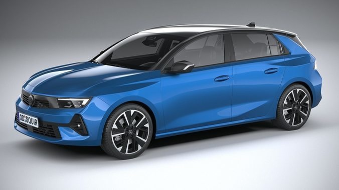 Opel Astra Electric 2023 3D model | CGTrader