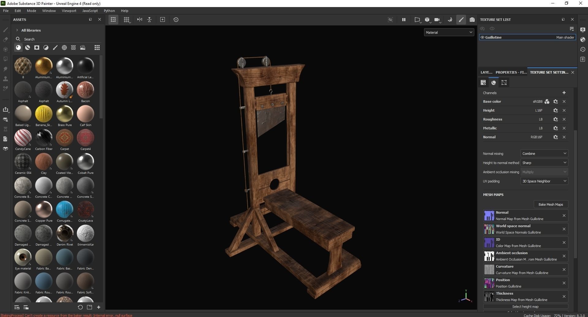 3D model Guillotine 3D Model VR / AR / low-poly | CGTrader