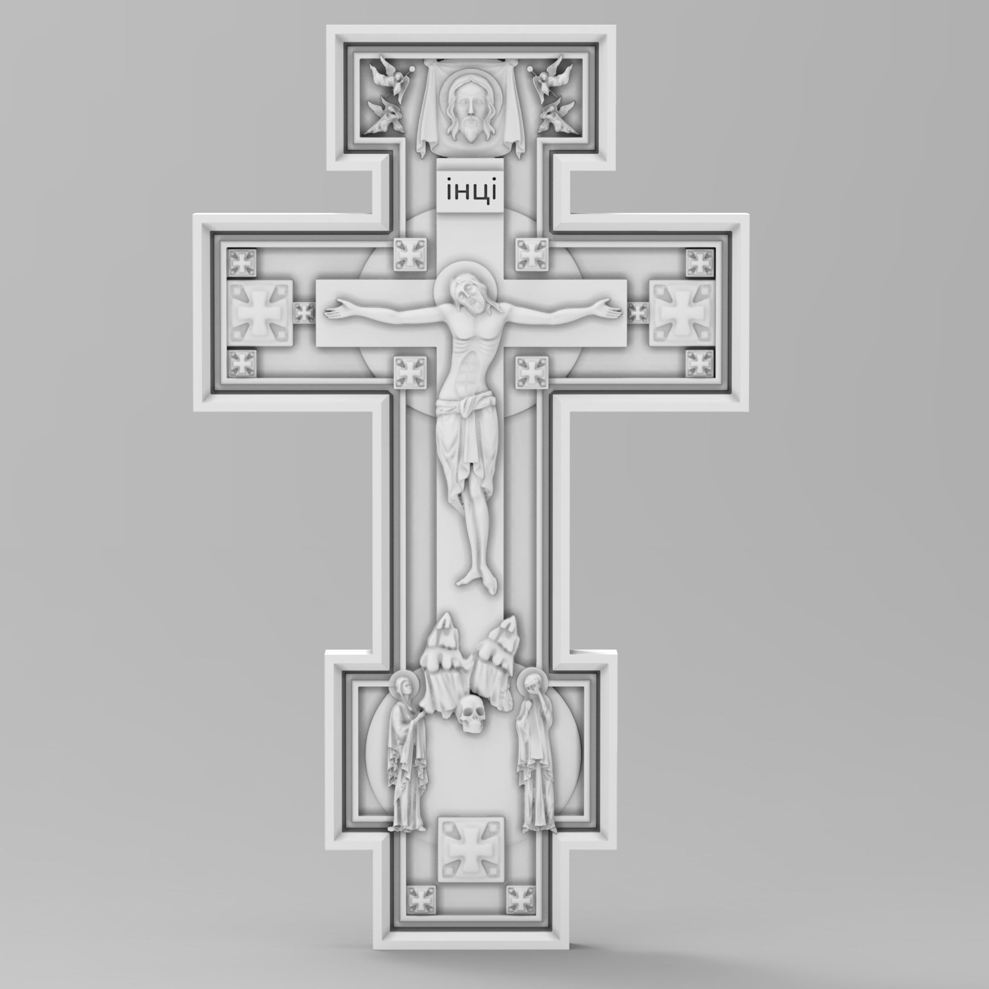 The crucifixion of Jesus Christ 3D model 3D printable | CGTrader