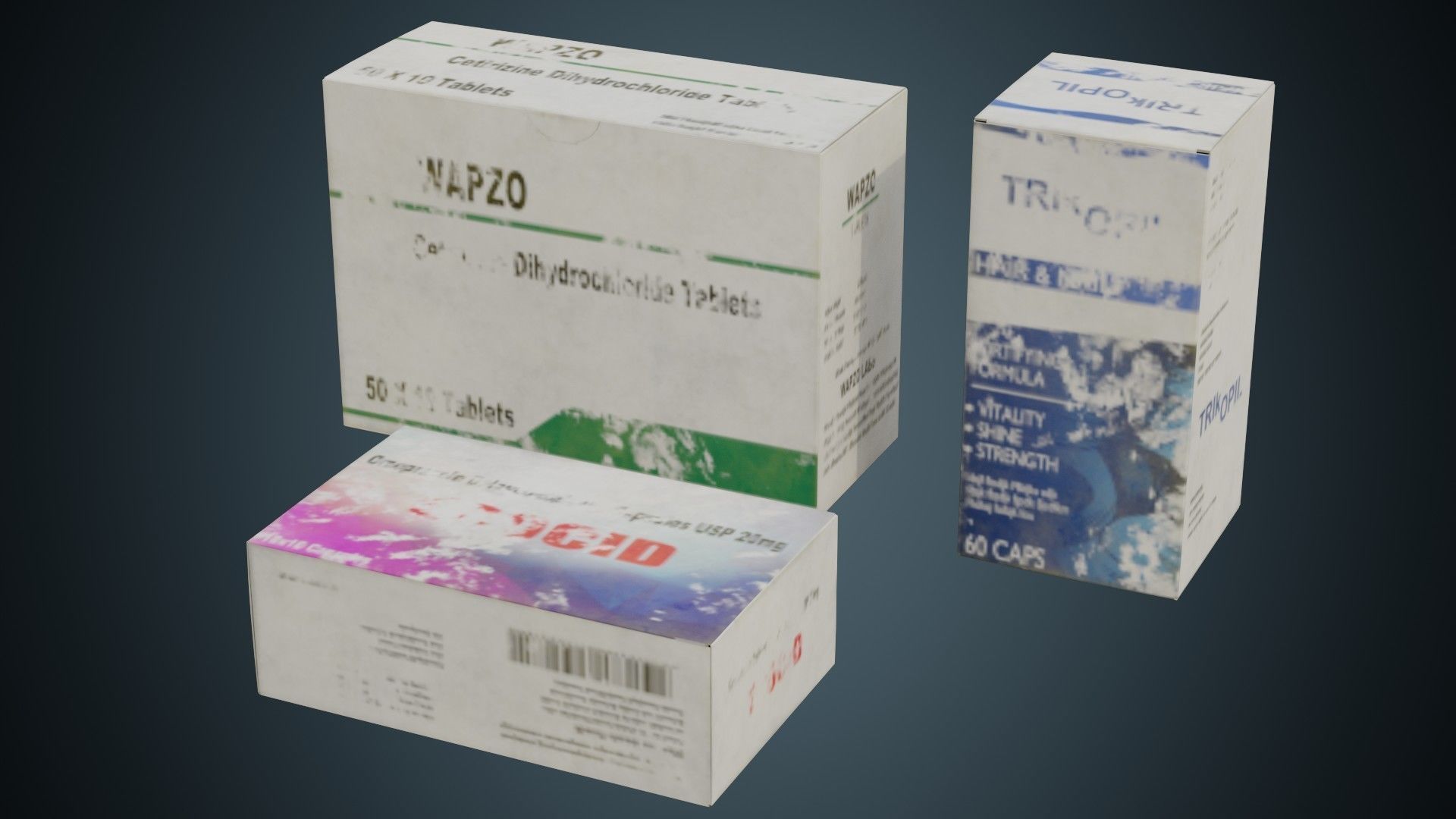 3D model Medicine Box 1B VR / AR / low-poly | CGTrader