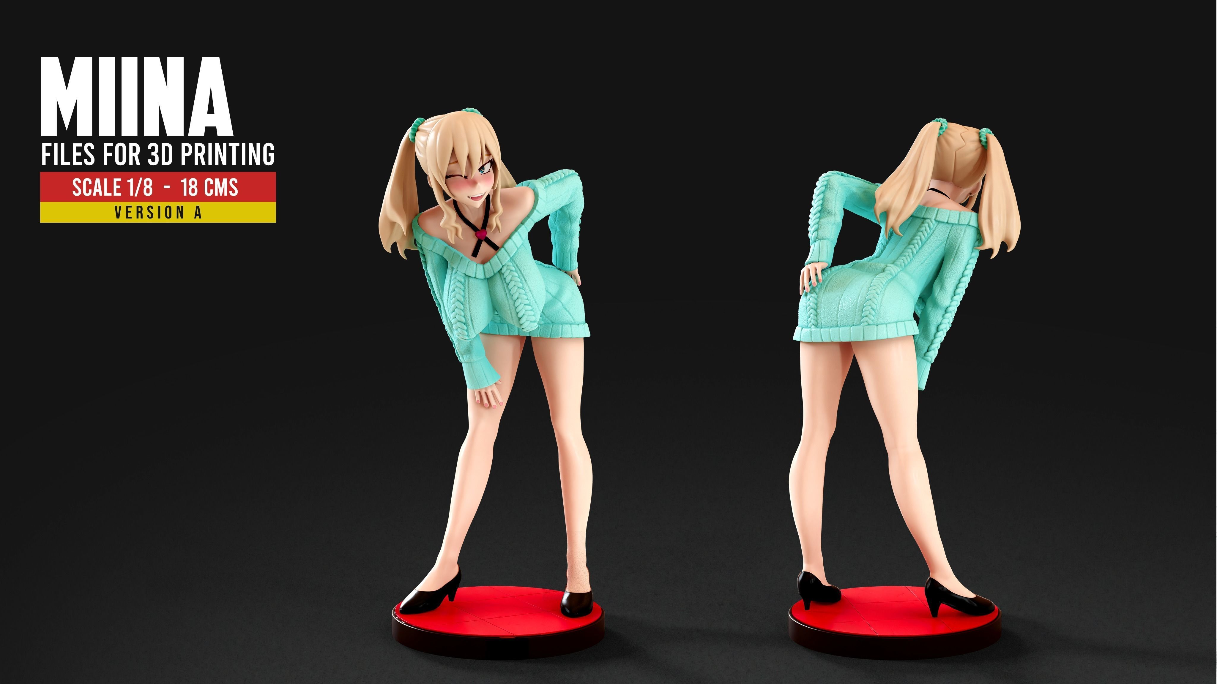 Miina Imouto Bitch Ni Shiborareta 3d Model 3d Printable Cgtrader
