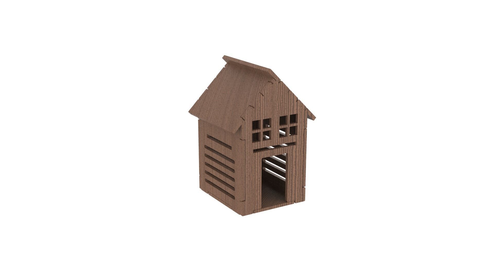 Toy House 3D Puzzle Game 3D model 3D printable | CGTrader