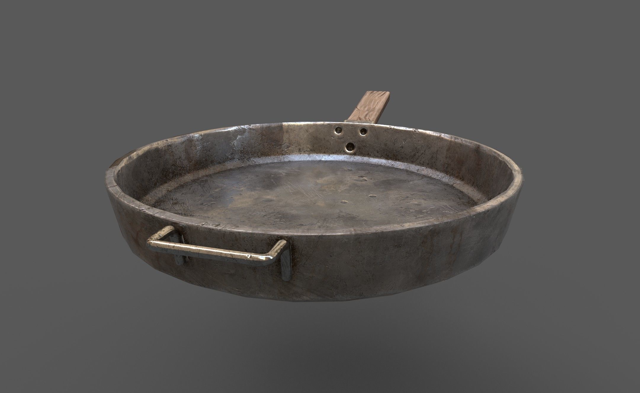 3D model Stylized Game Ready Iron Pan VR / AR / low-poly | CGTrader