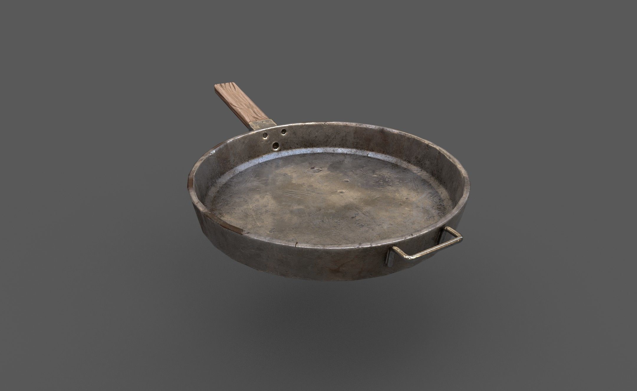 3D model Stylized Game Ready Iron Pan VR / AR / low-poly | CGTrader