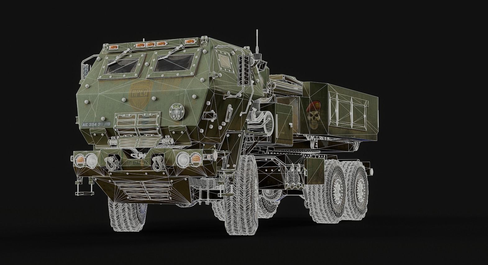 3D model MLRS HIMARS M142 VR / AR / low-poly | CGTrader