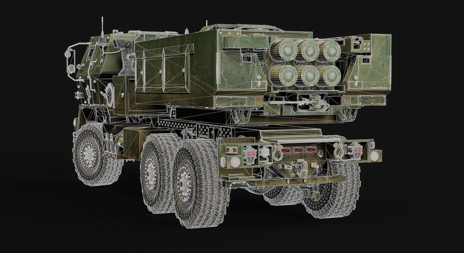 3D model MLRS HIMARS M142 VR / AR / low-poly | CGTrader