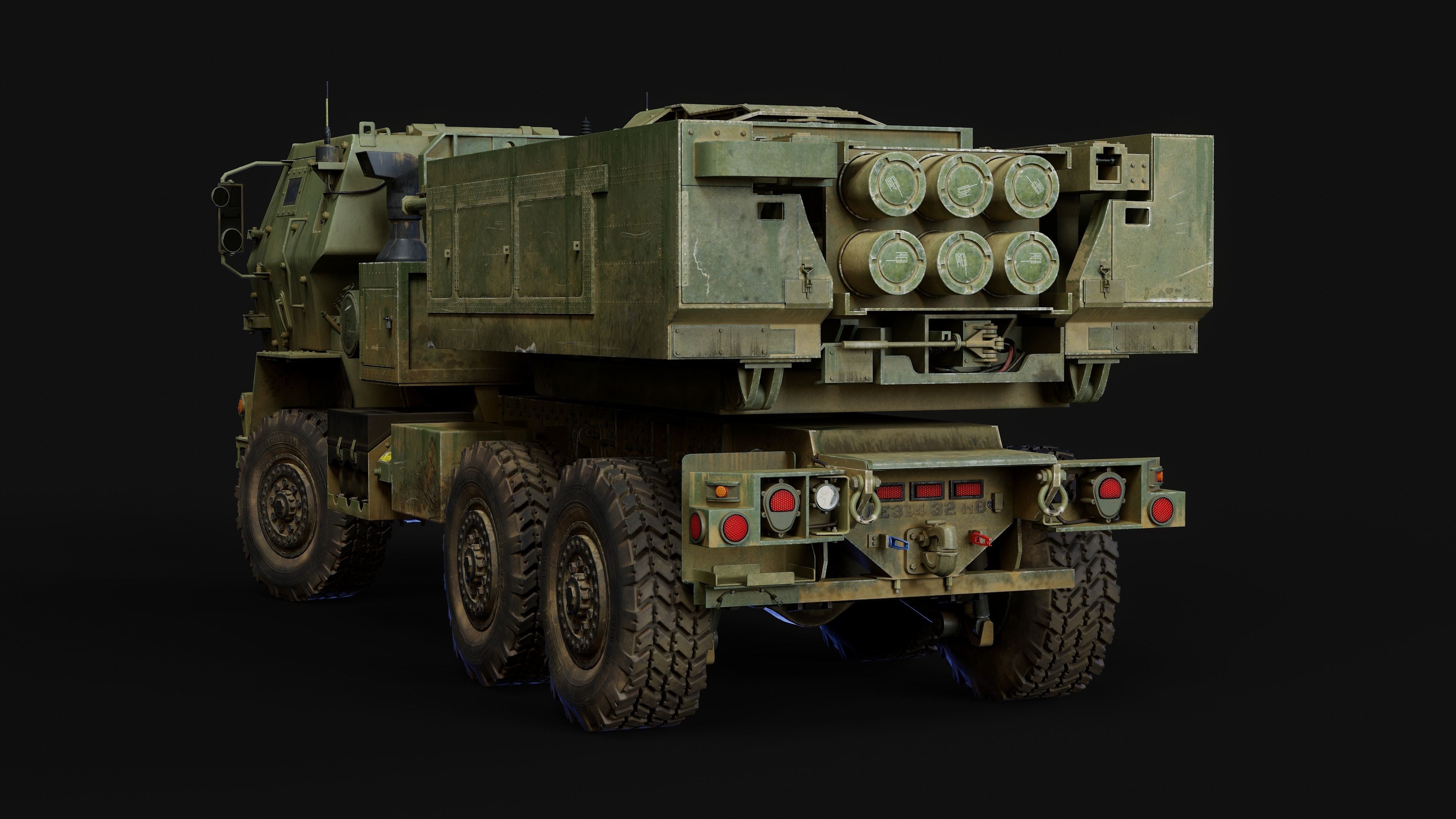 3D model MLRS HIMARS M142 VR / AR / low-poly | CGTrader