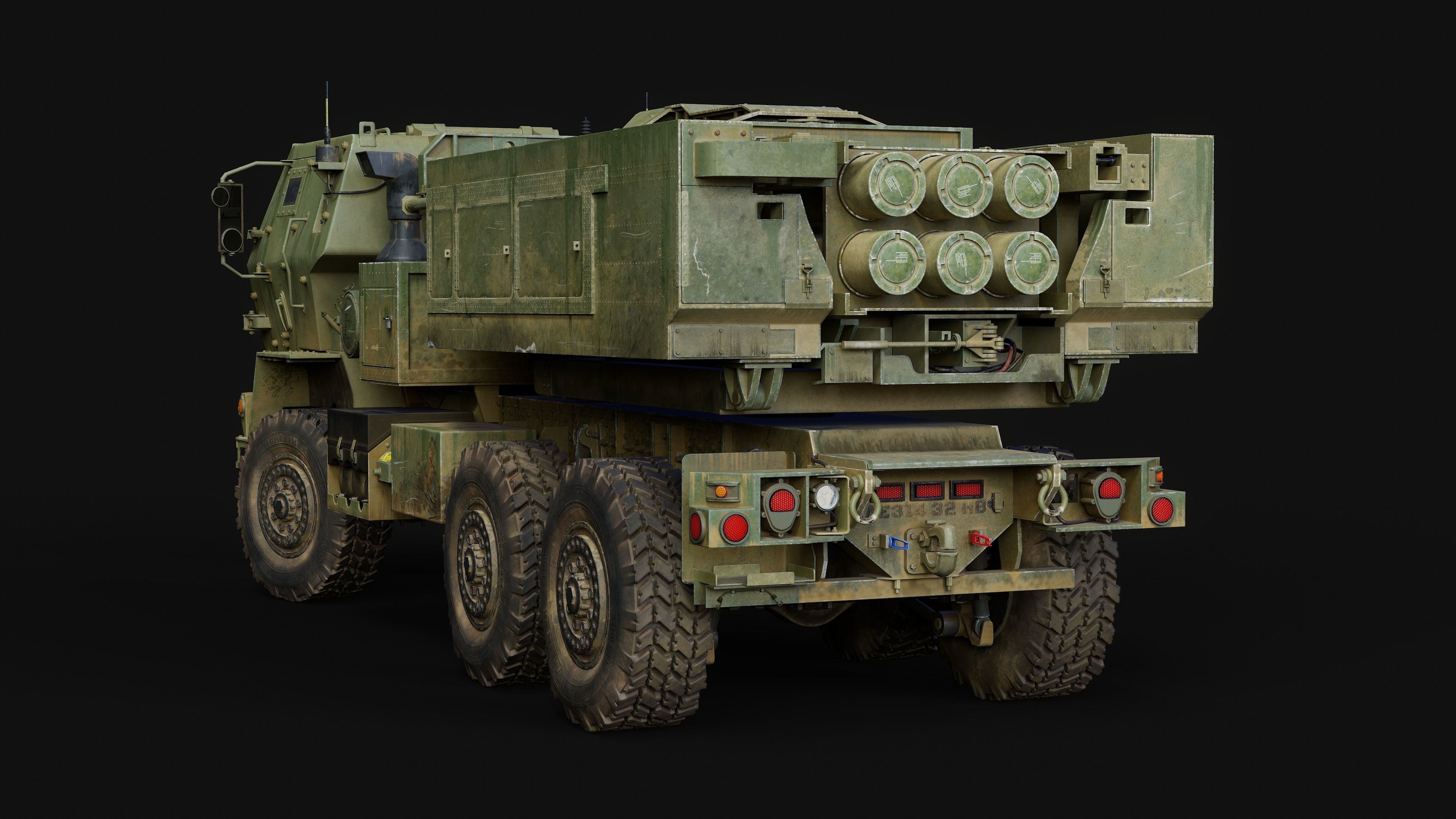 3D model MLRS HIMARS M142 VR / AR / low-poly | CGTrader